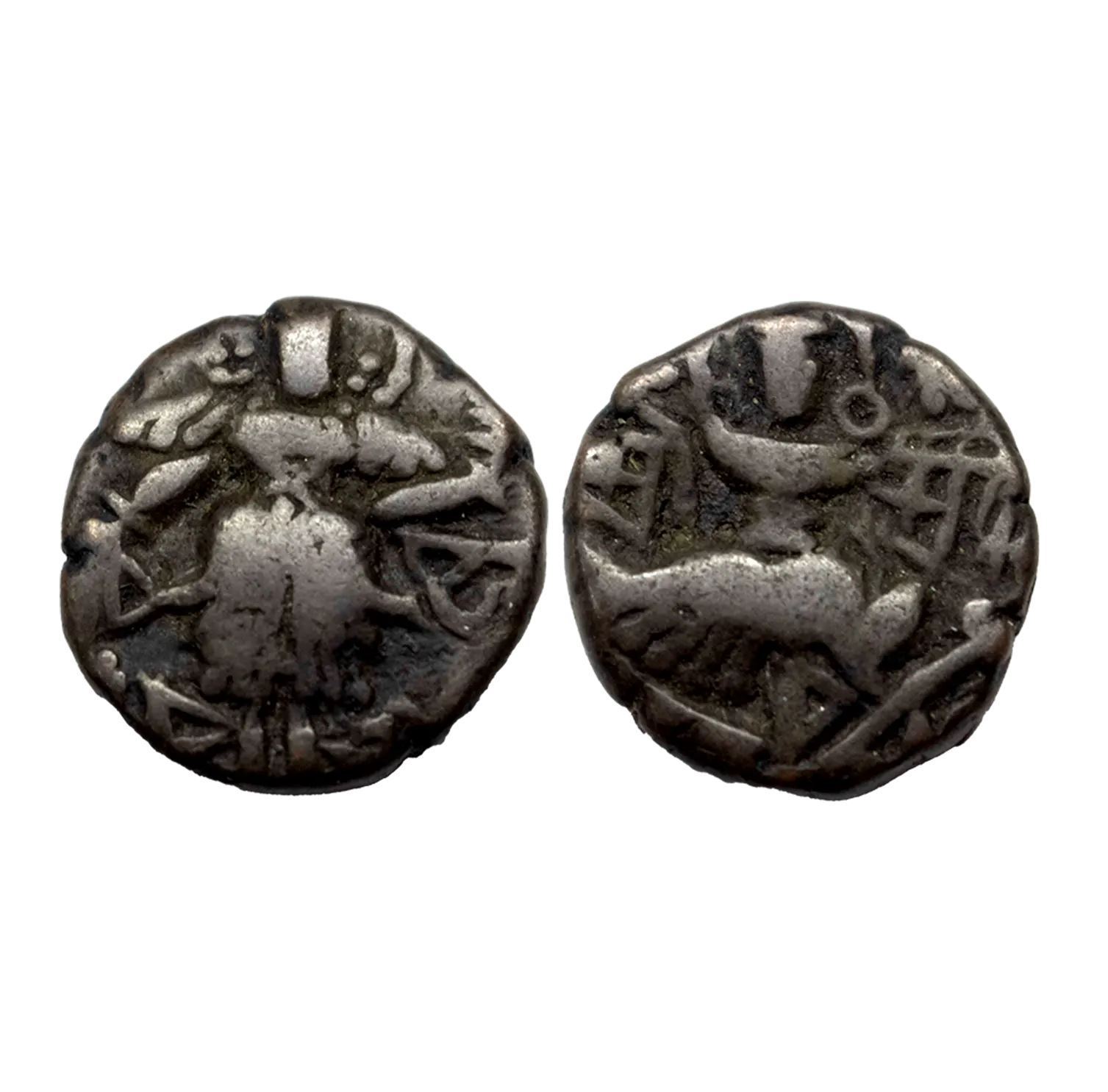 Hindu Rulers of Medieval Kashmir, Copper Drachma, Utpala Dynasty ...