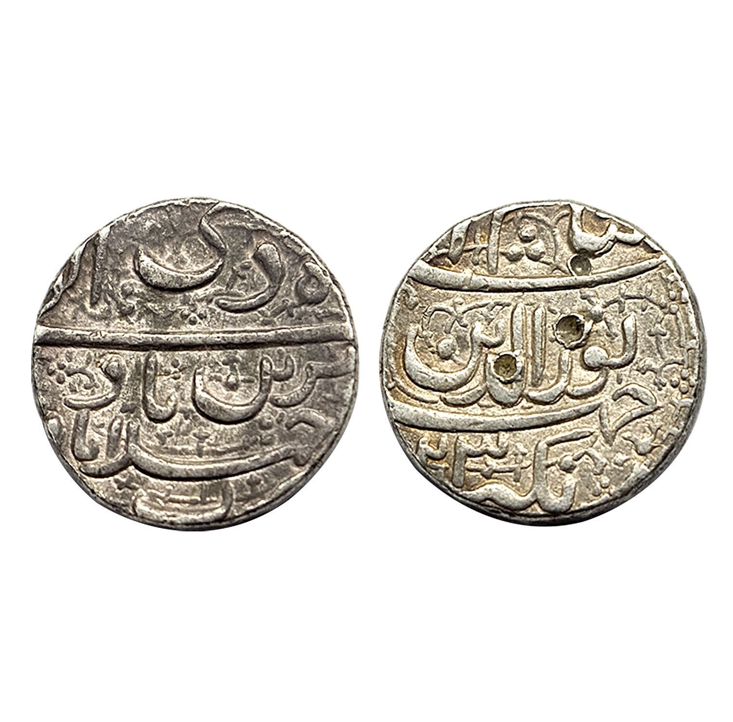 Mughal,.Jahangir (1605-1627 AD), Silver Rupee, Ahmedabad Mint, 1023 AH ...