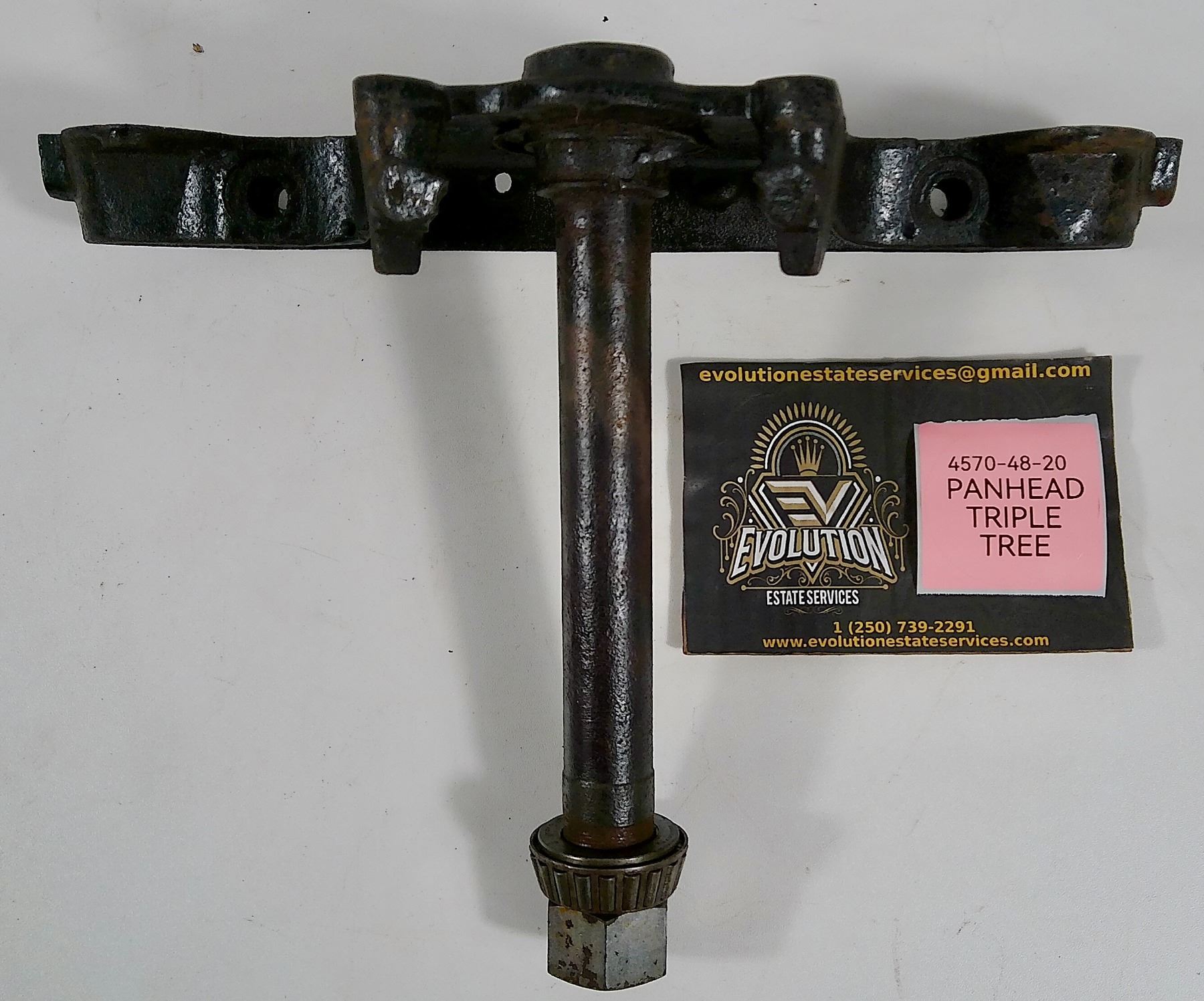 Harley Davidson Panhead Triple Tree vintage
