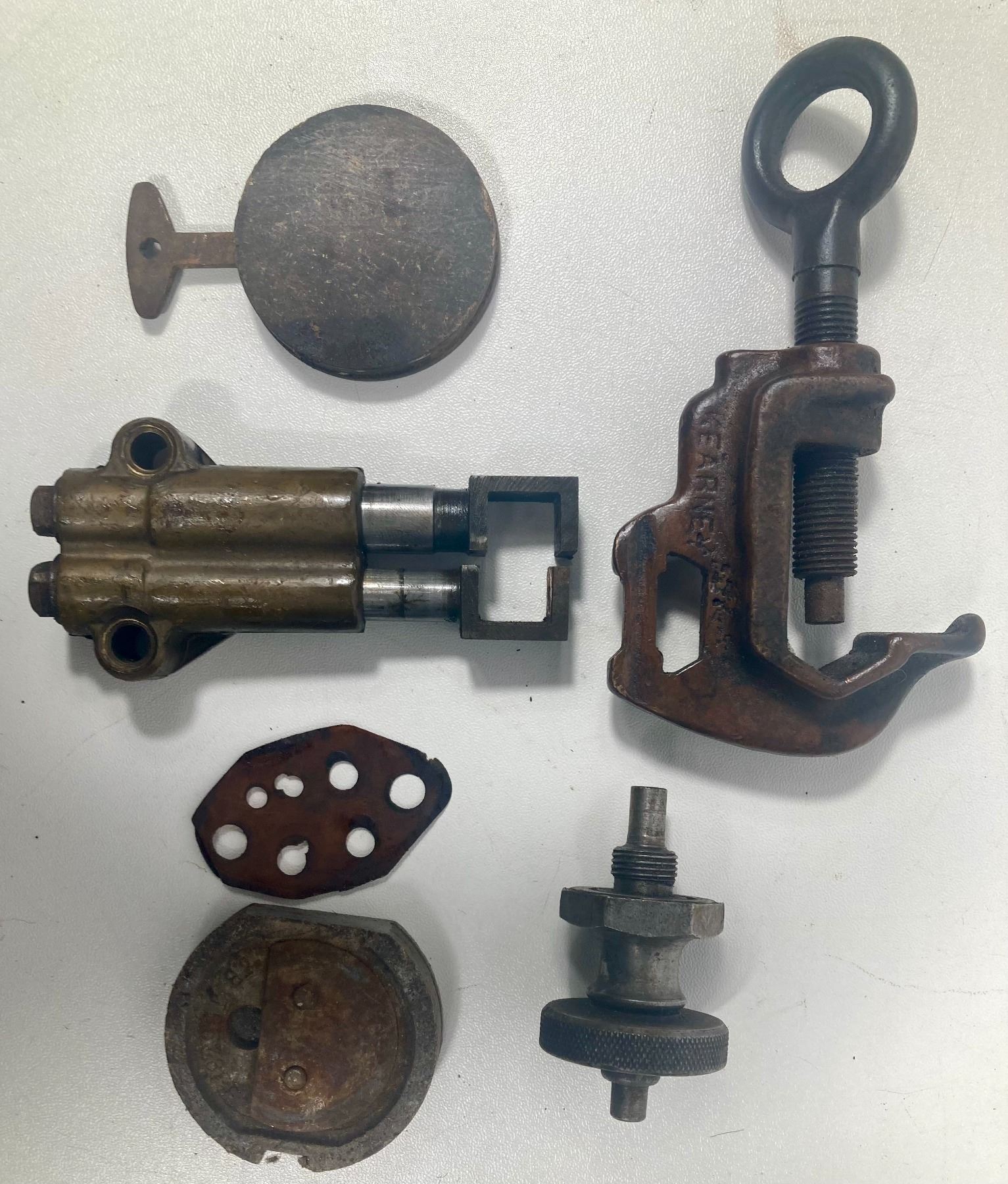 Vintage Tools Kearney Brass Grounding Clamp