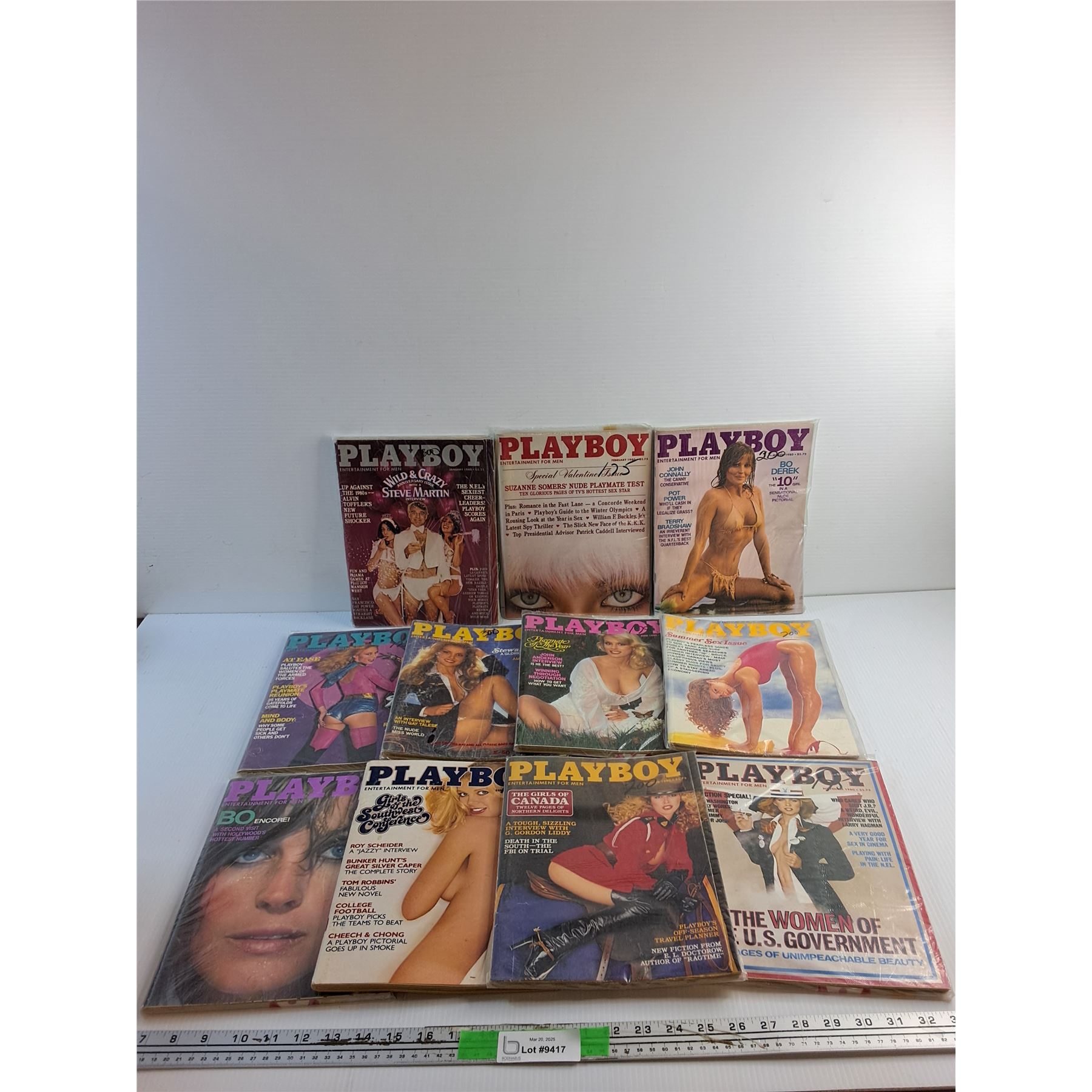 (11) Playboy Magazines - Bodnarus Auctioneering