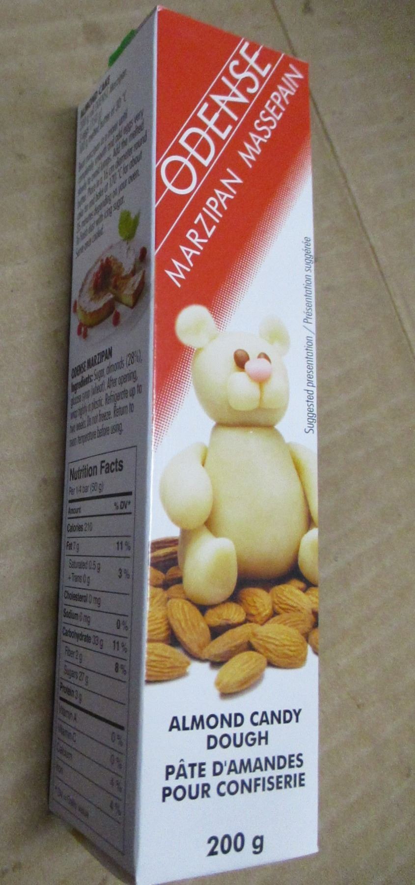 FREIGHT DAMAGE (AS IS): MARZIPAN ALMOND CANDY DOUGH (200G) - PACKAGE