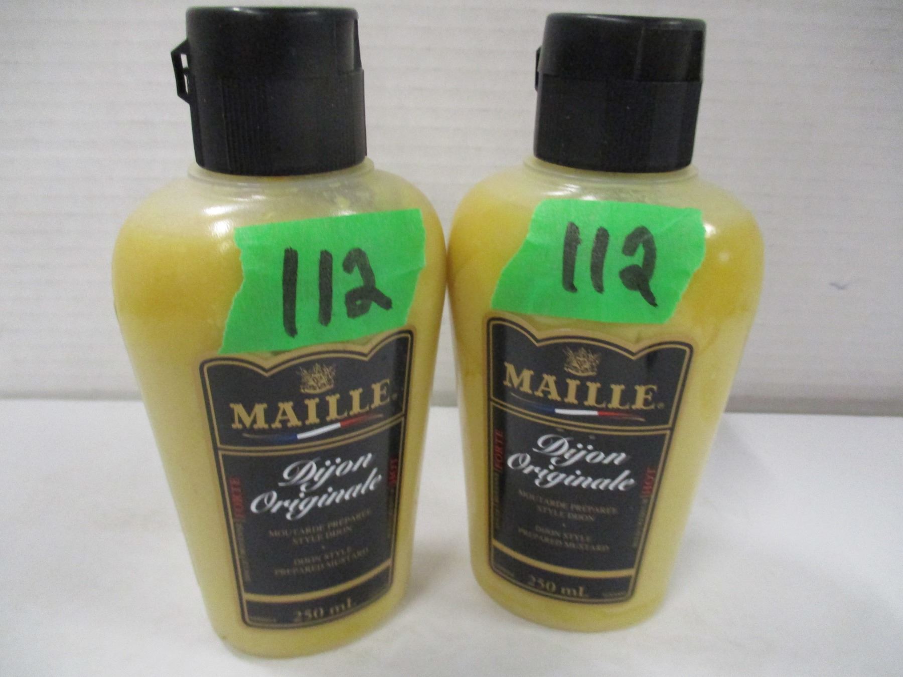FREIGHT DAMAGE (AS IS): MAILLE ORIGINAL MUSTARD (2 X 250 ML BOTTLES ...