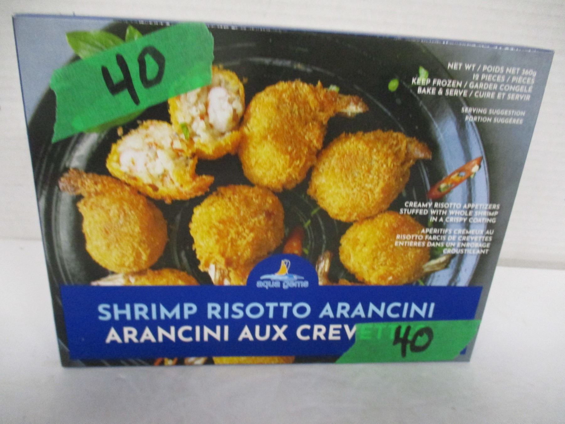 FROZEN: SHRIMP RISOTTO APPETIZERS (360G) - BOX