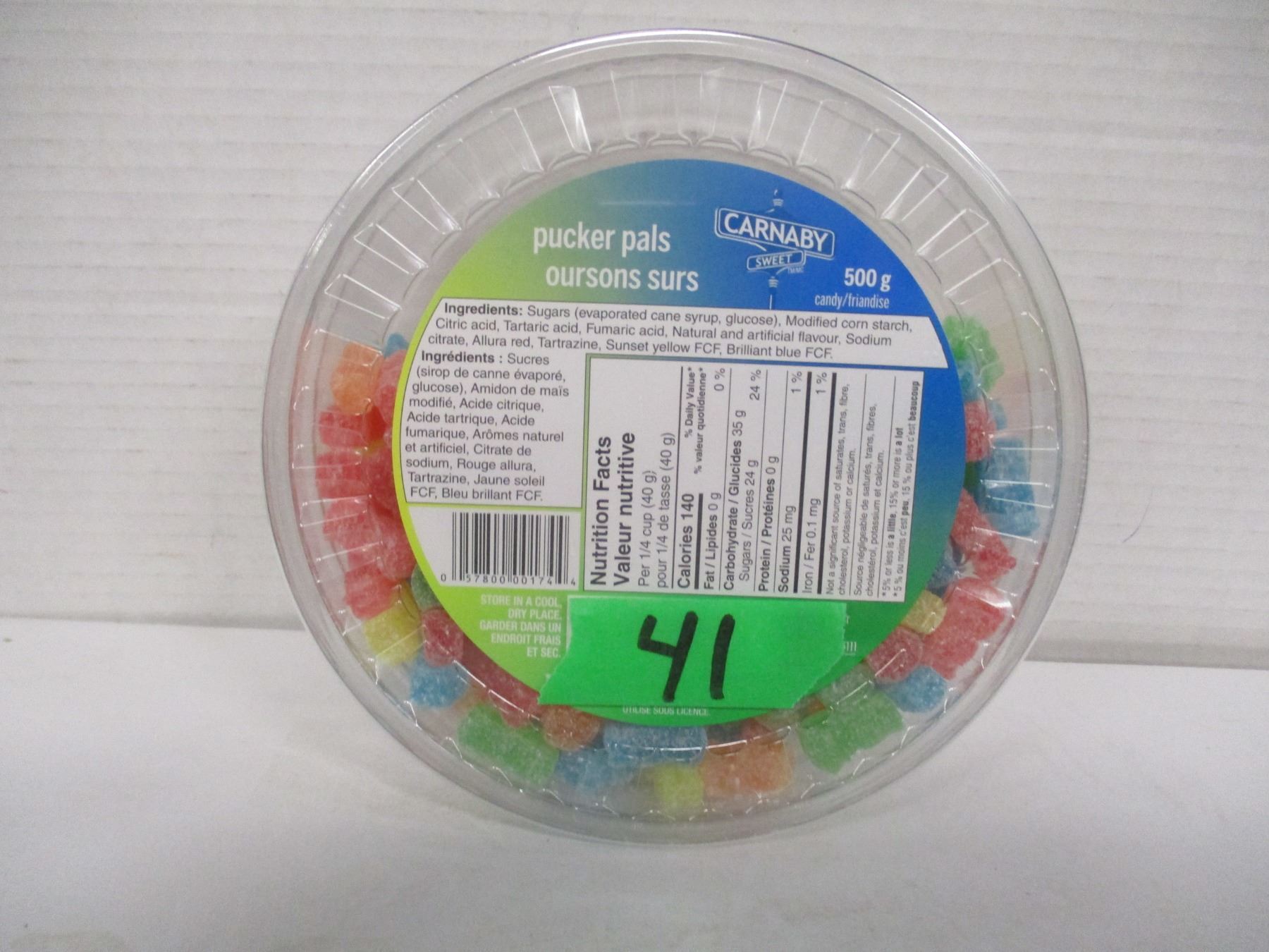NEW: PUCKER PALS CANDY (500G) - TUB