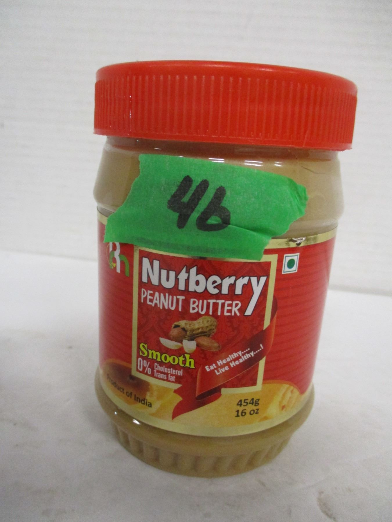 FREIGHT DAMAGE (AS IS): SMOOTH NUTBERRY PEANUT BUTTER (454 G) - JAR