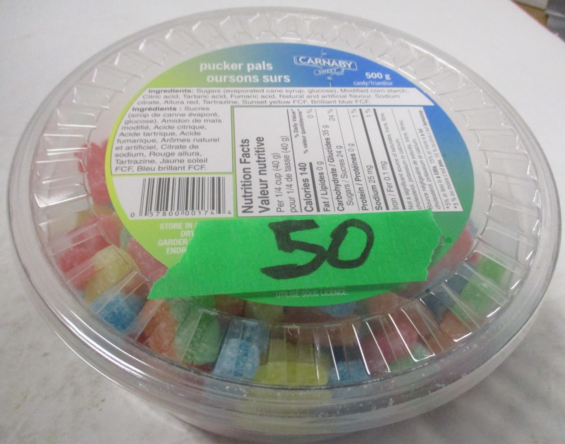 NEW: PUCKER PALS CANDY (500G) - TUB