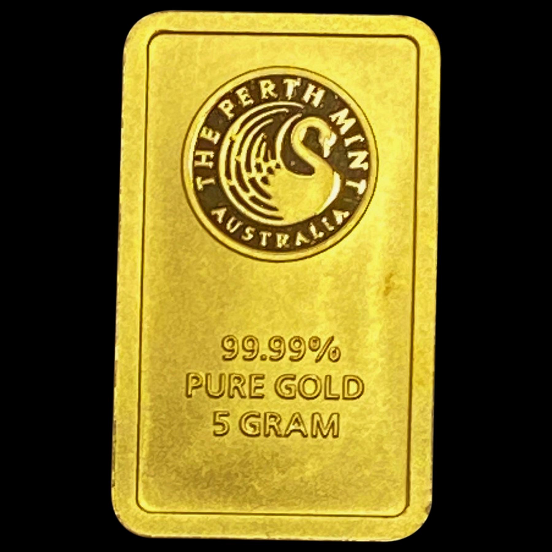 5G GOLD BAR UNCIRCULATED
