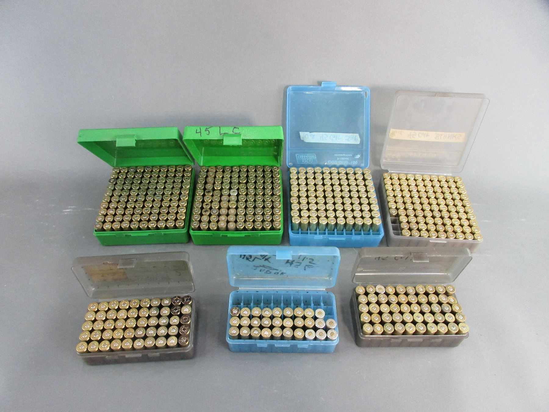 429 Rounds Of .45 LC Reloaded Ammo- 97 Rounds Of .45 LC Reloaded Blanks