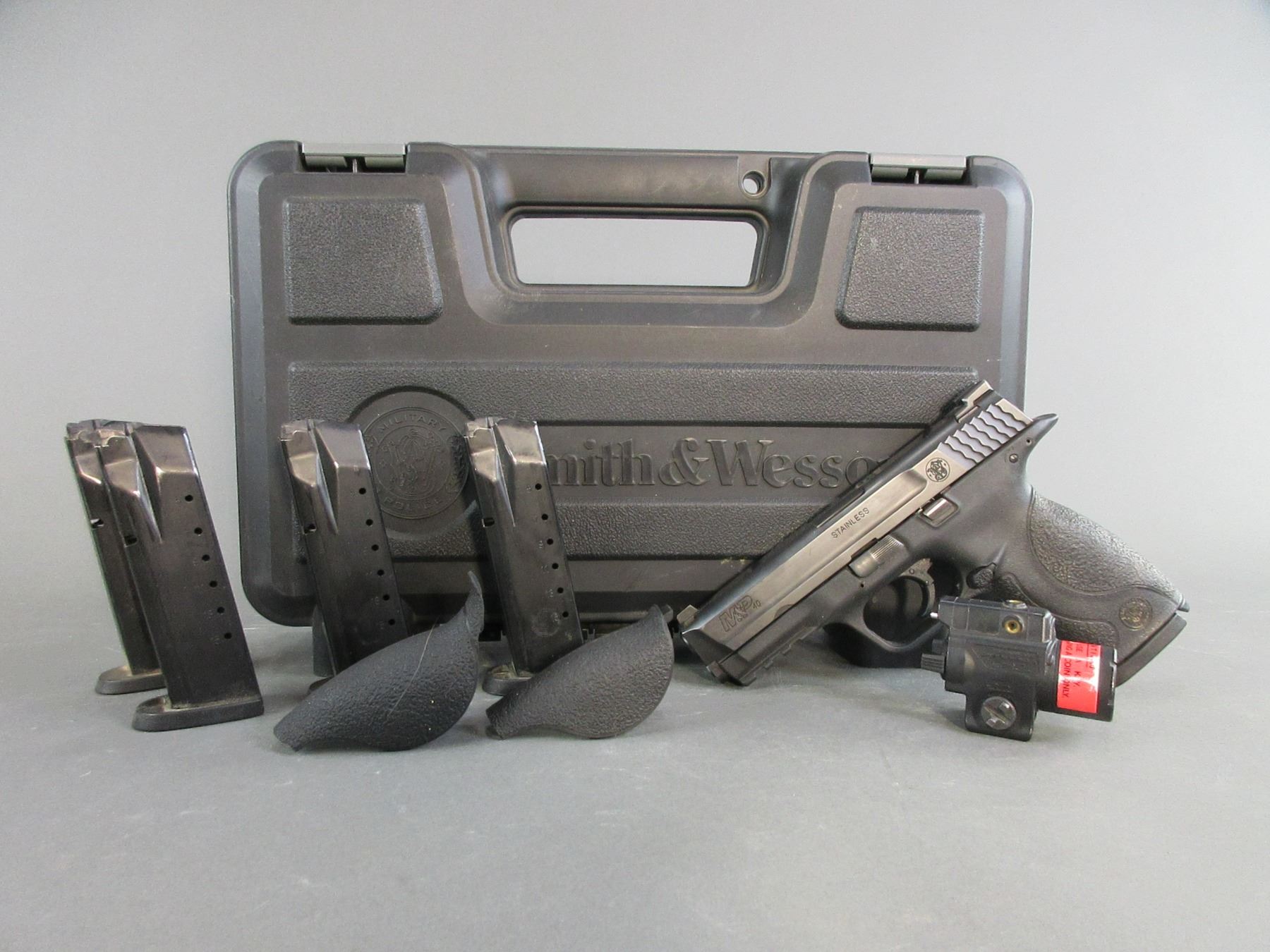 Smith And Wesson Model M+P 40 Semi-Automatic Stainless Pistol- .40- 4 ...