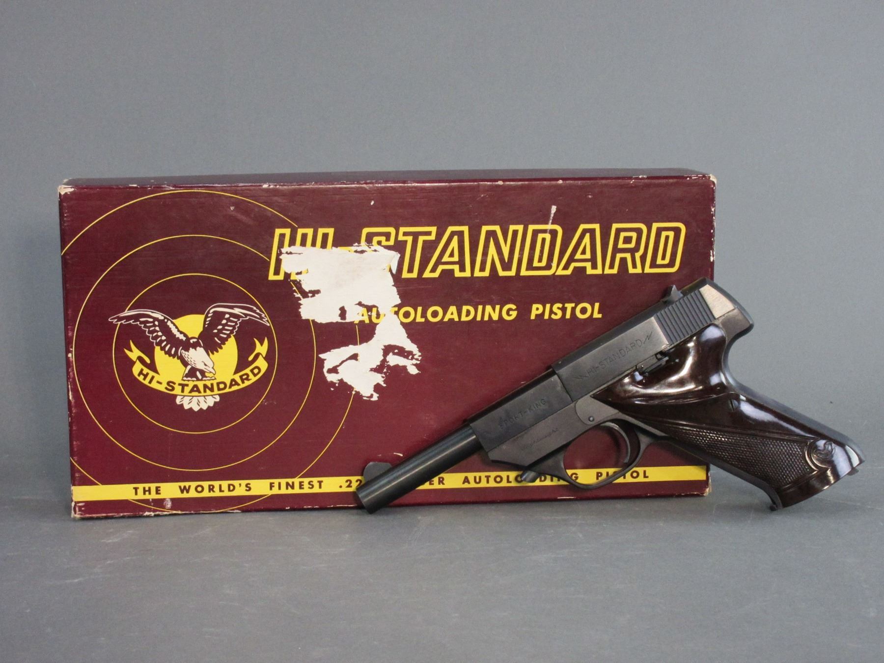 High Standard SK-100 Sport-King Lightweight Semi-Automatic Pistol- .22 ...