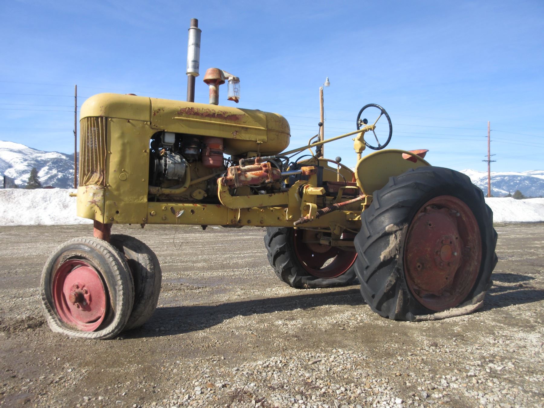 Minneapolis Moline Tractor- BF Avery- 2 Years Ago It Ran And The Tires ...