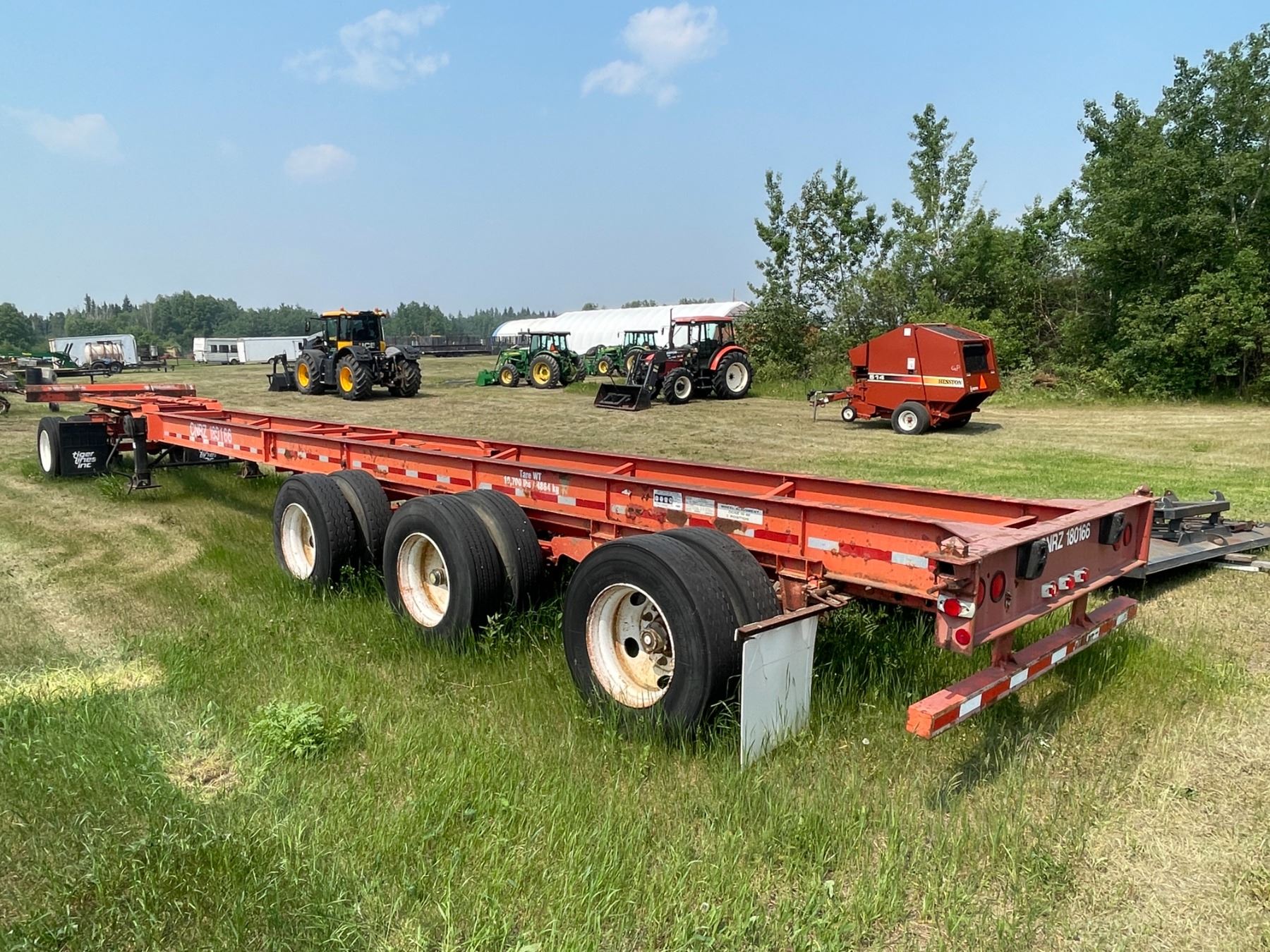 GP GROUP LOT 1977 MFN approx. 48ft. Triple Axle 5th Wheel Container ...