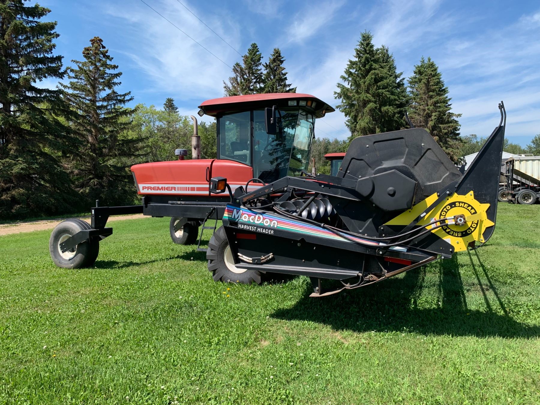 (Lot #'s 49 & 50 are a Group Lot)2002 MACDON /PREMIER 2940 SWATHER, SN. 149630, 144555 (header), 221