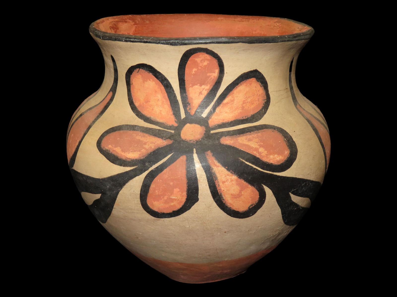 6 3/4" T Native American Pottery Vessel