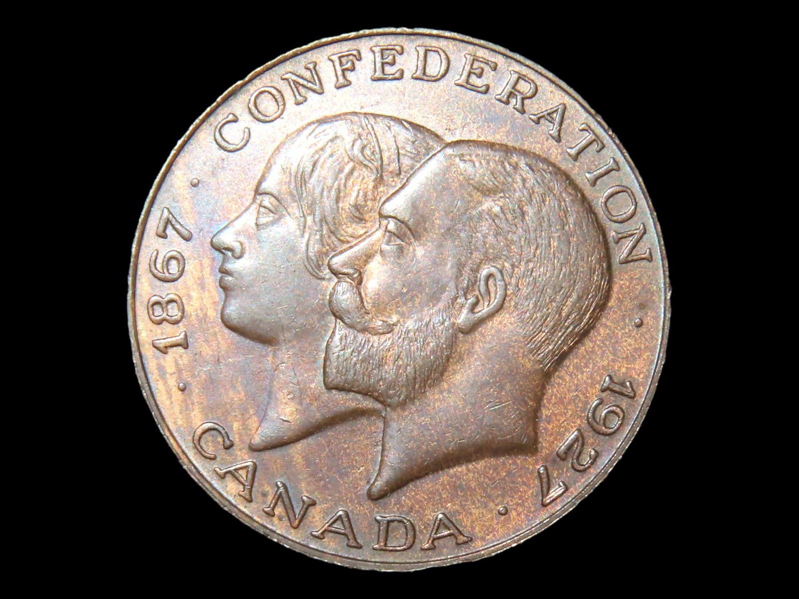 Canada 1927 Confederation Medal