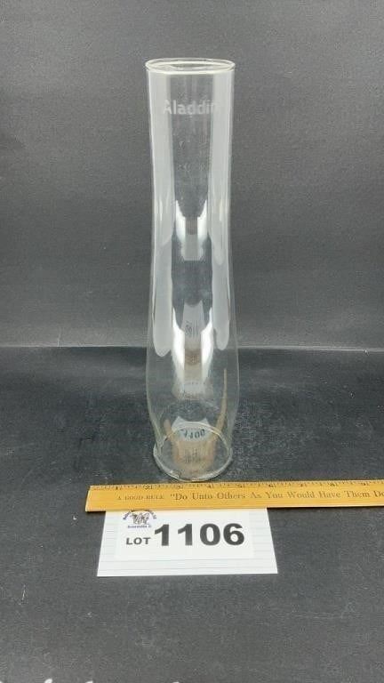 ALADDIN 12 inch OIL LAMP CHIMNEY