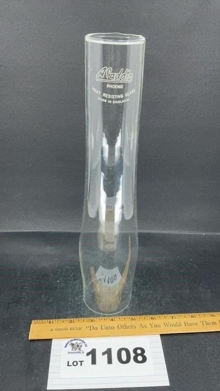 ALADDIN 12 inch OIL LAMP CHIMNEY