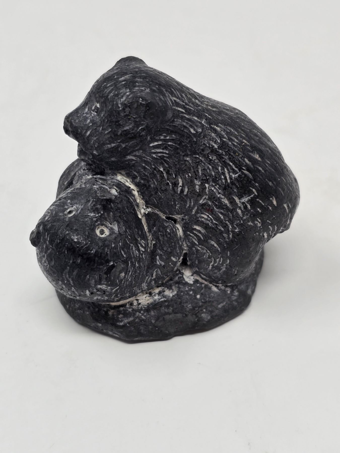Inuit Soapstone Carving - Authentic Indigenous Art