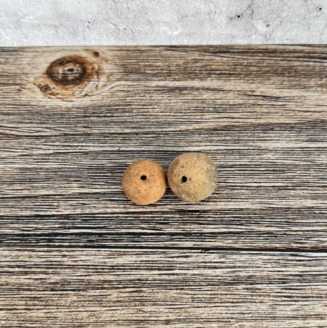 Ancient Thule Inuit Alaskan Eskimo Clay Balls