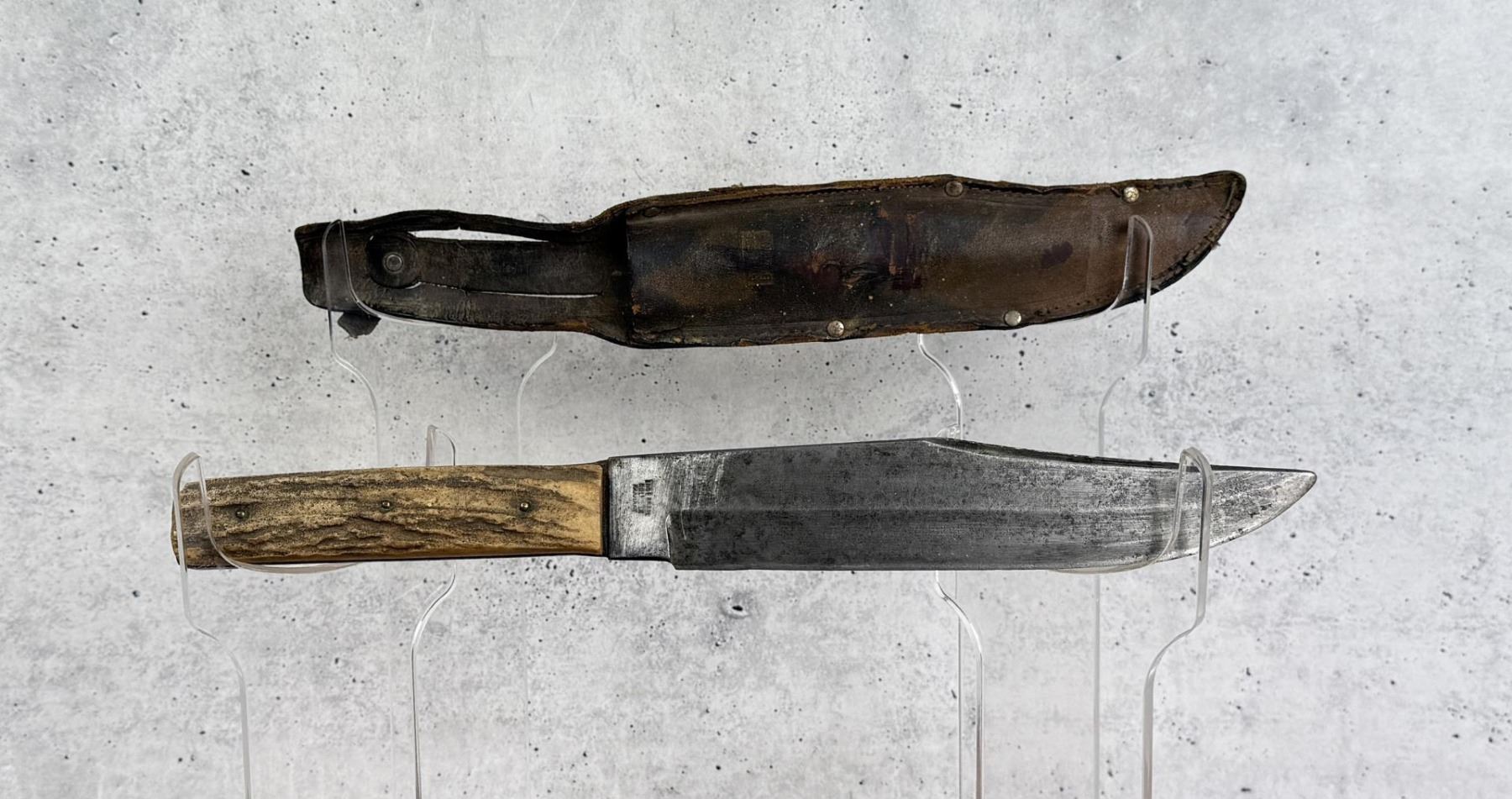 Edge Brand Solingen Stag Handle Bowie Knife