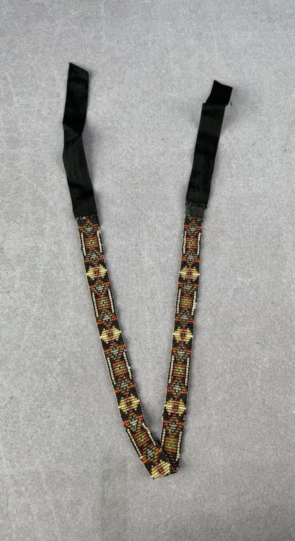 Native American Indian Loom Beaded Sash Belt