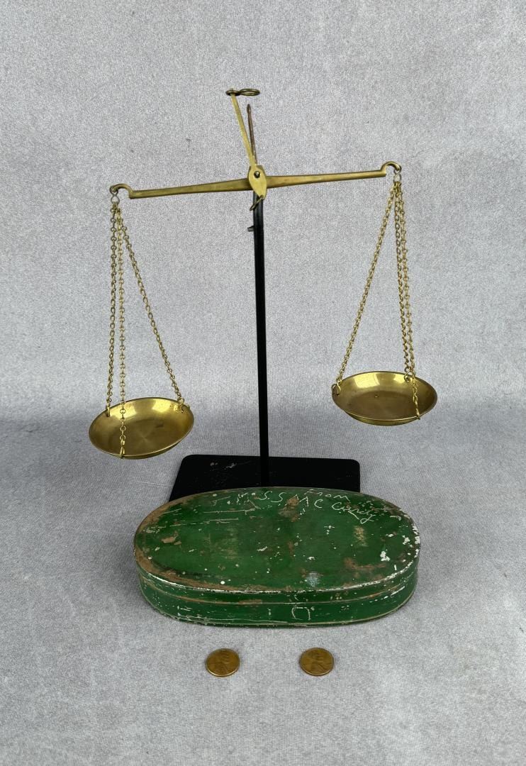 Antique California Gold Miners Pocket Assay Scale