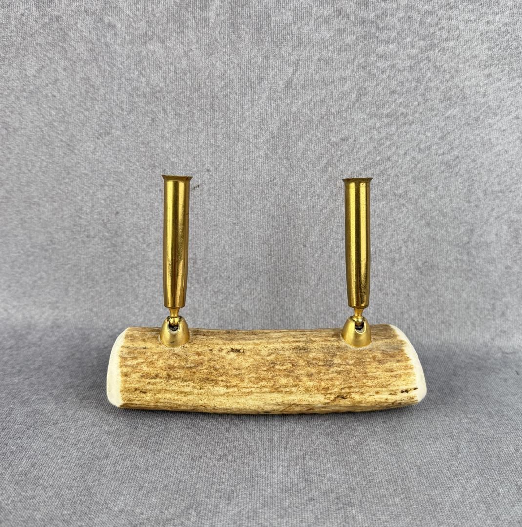 Montana Elk Antler Pen Stand