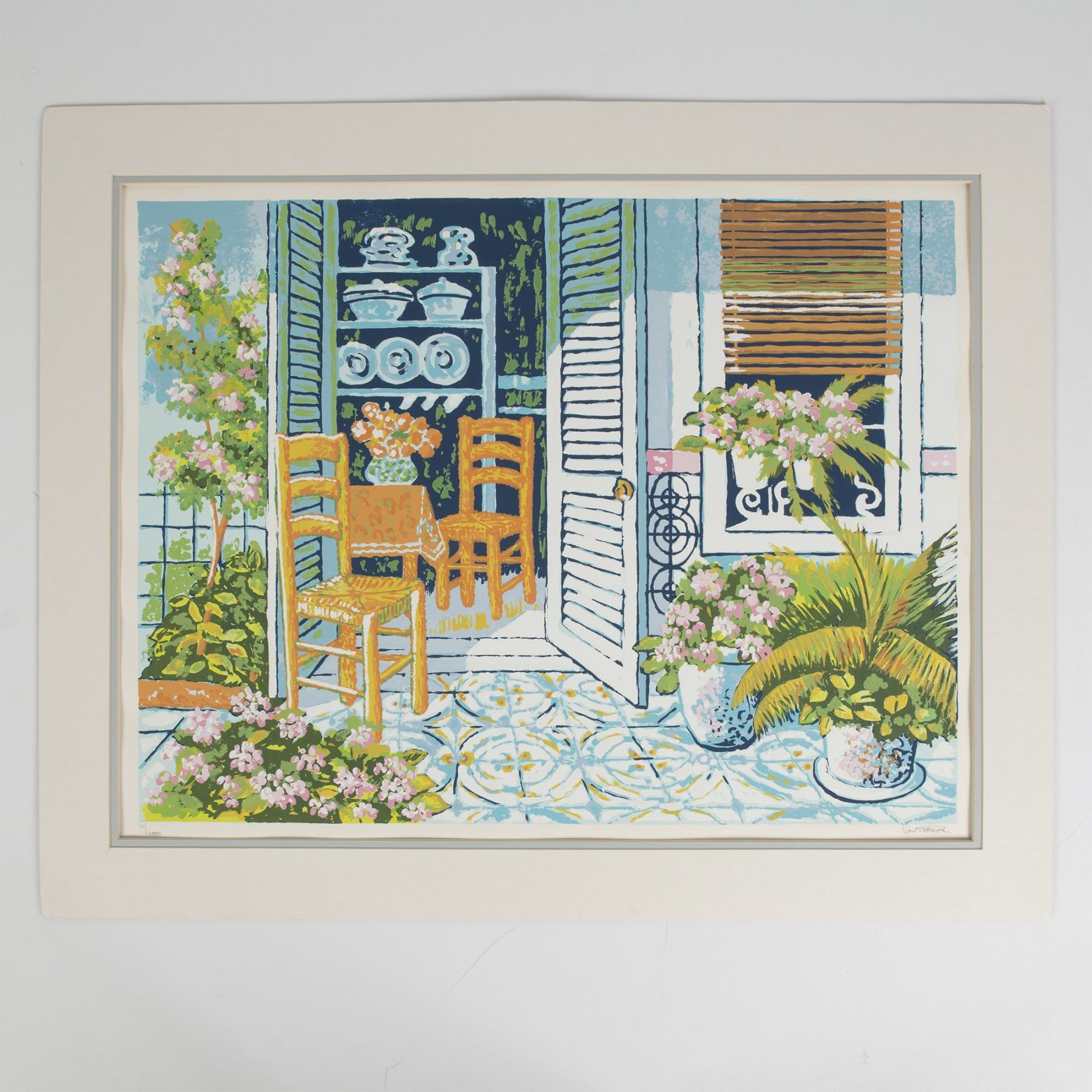 Lloyd Van Pitterson, Original Serigraph on Paper, Signed