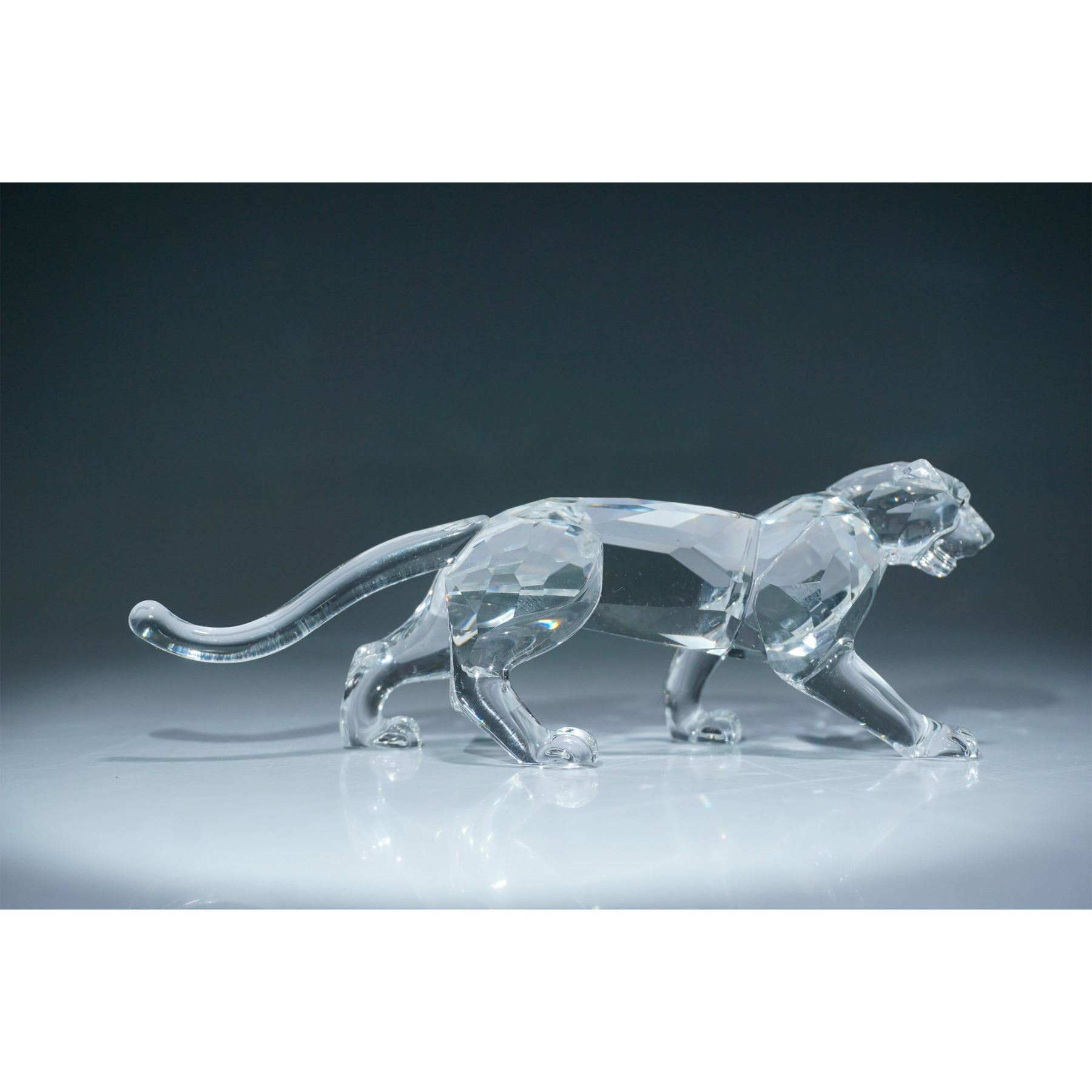 Swarovski Crystal Figurine, Leopard #217093