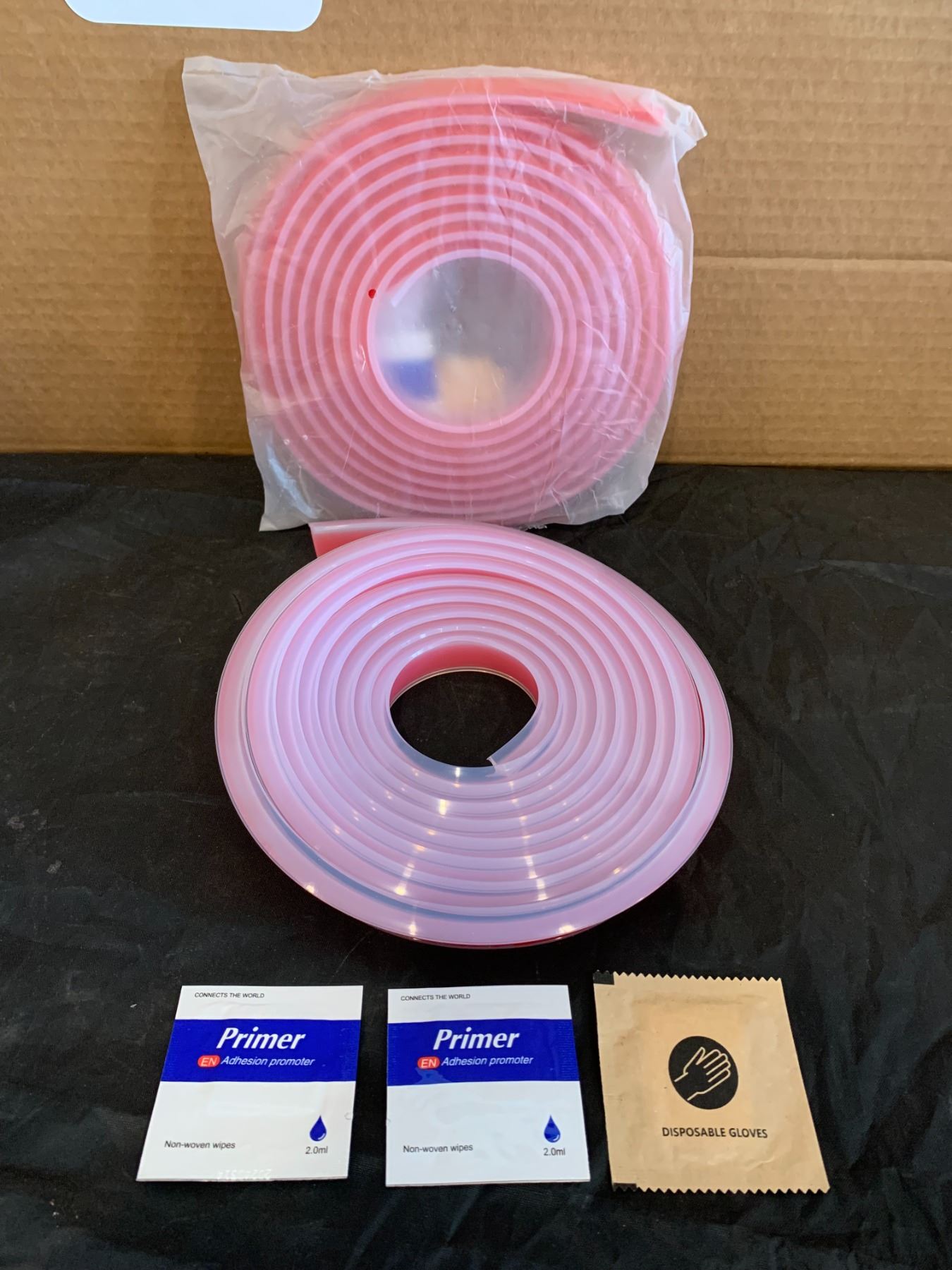 Rubber Silicone Shower Barrier Water Stopper Trim