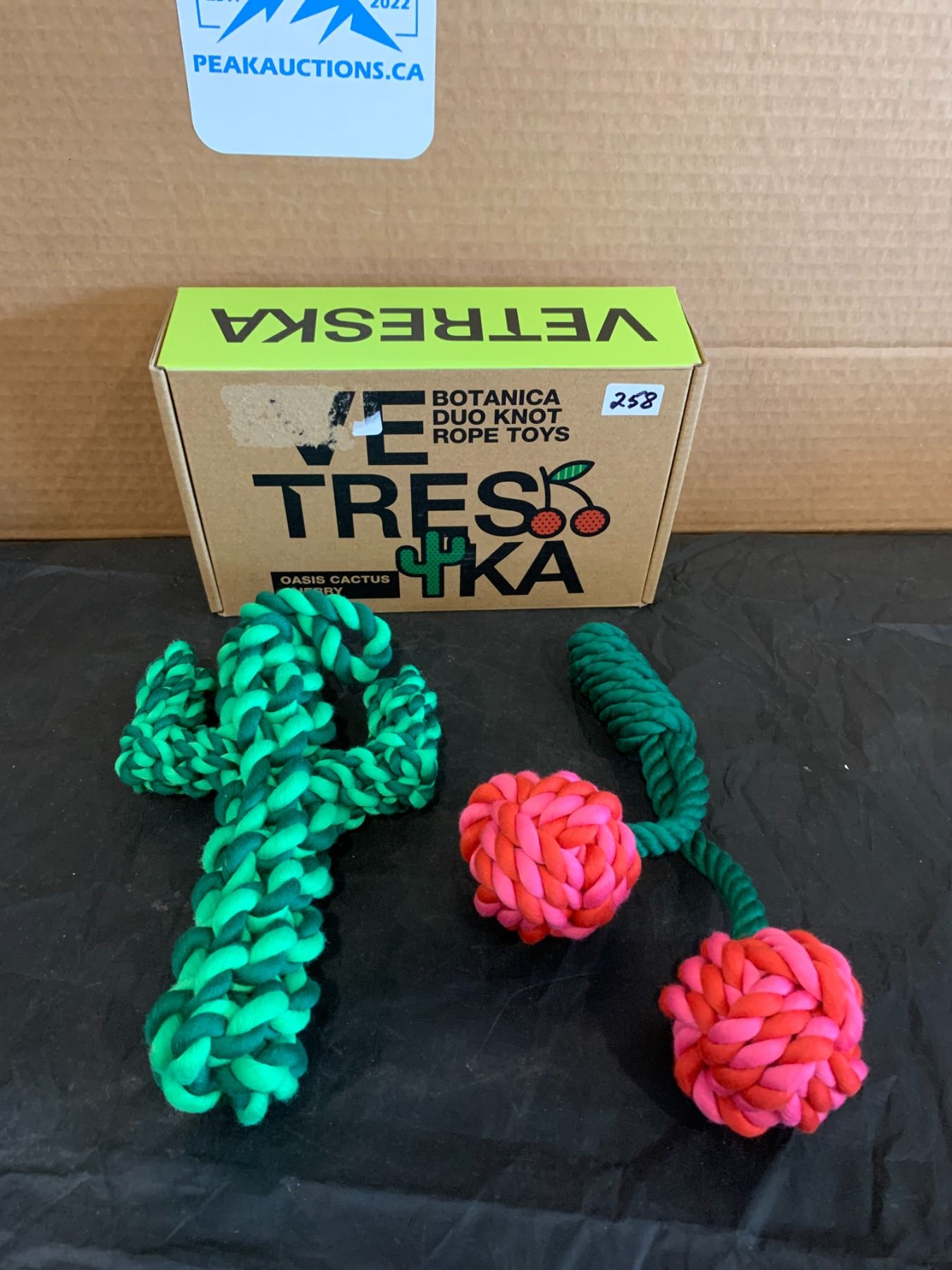 Botanica Duo Knot Rope Toys Oasis Cactus And Cherry