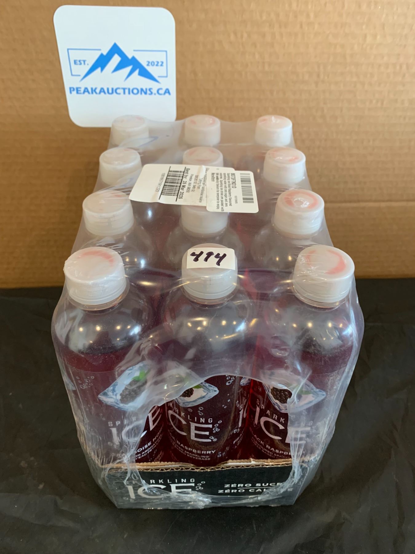 Sparkling Ice Black Raspberry 12 Pack x503ml