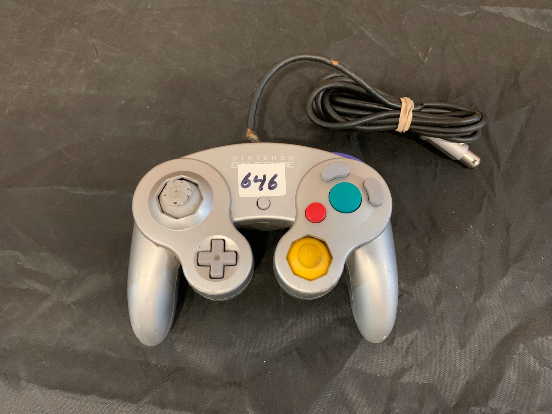 Nintendo Game Cube Controller Silver Joystick is Tight Left side ...