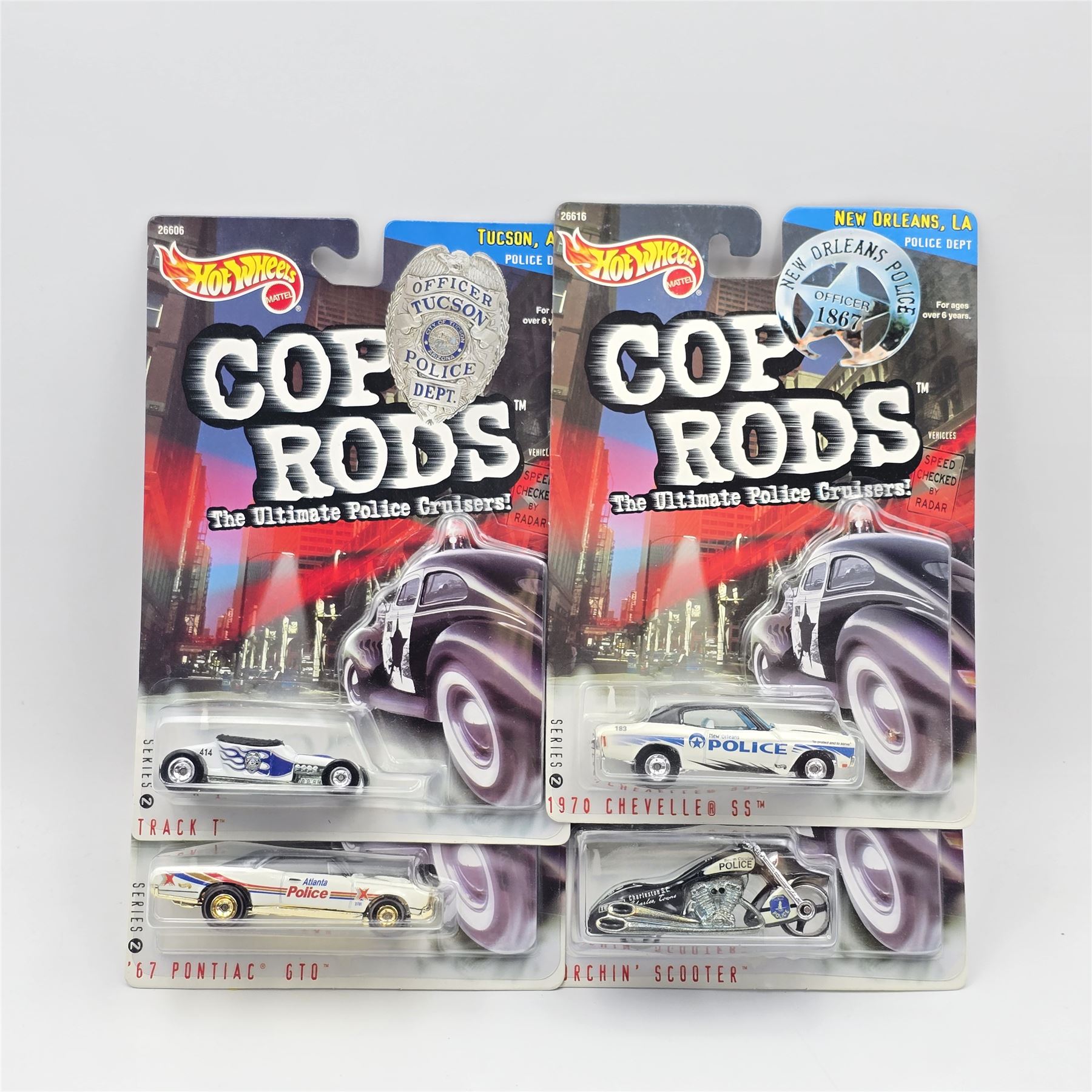 Hot Wheels Cop Rods Lot