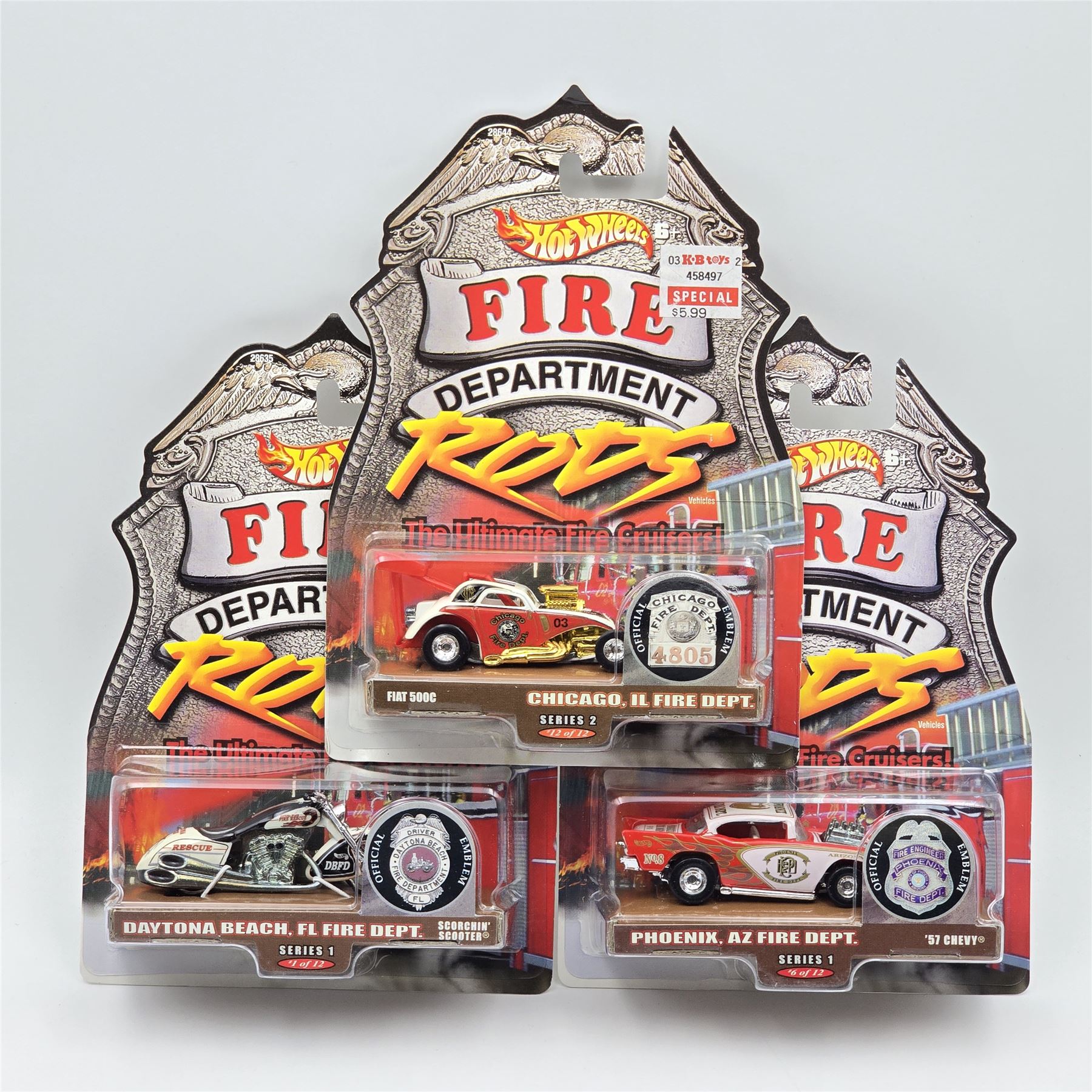 Hot Wheels Fire Rods Lot
