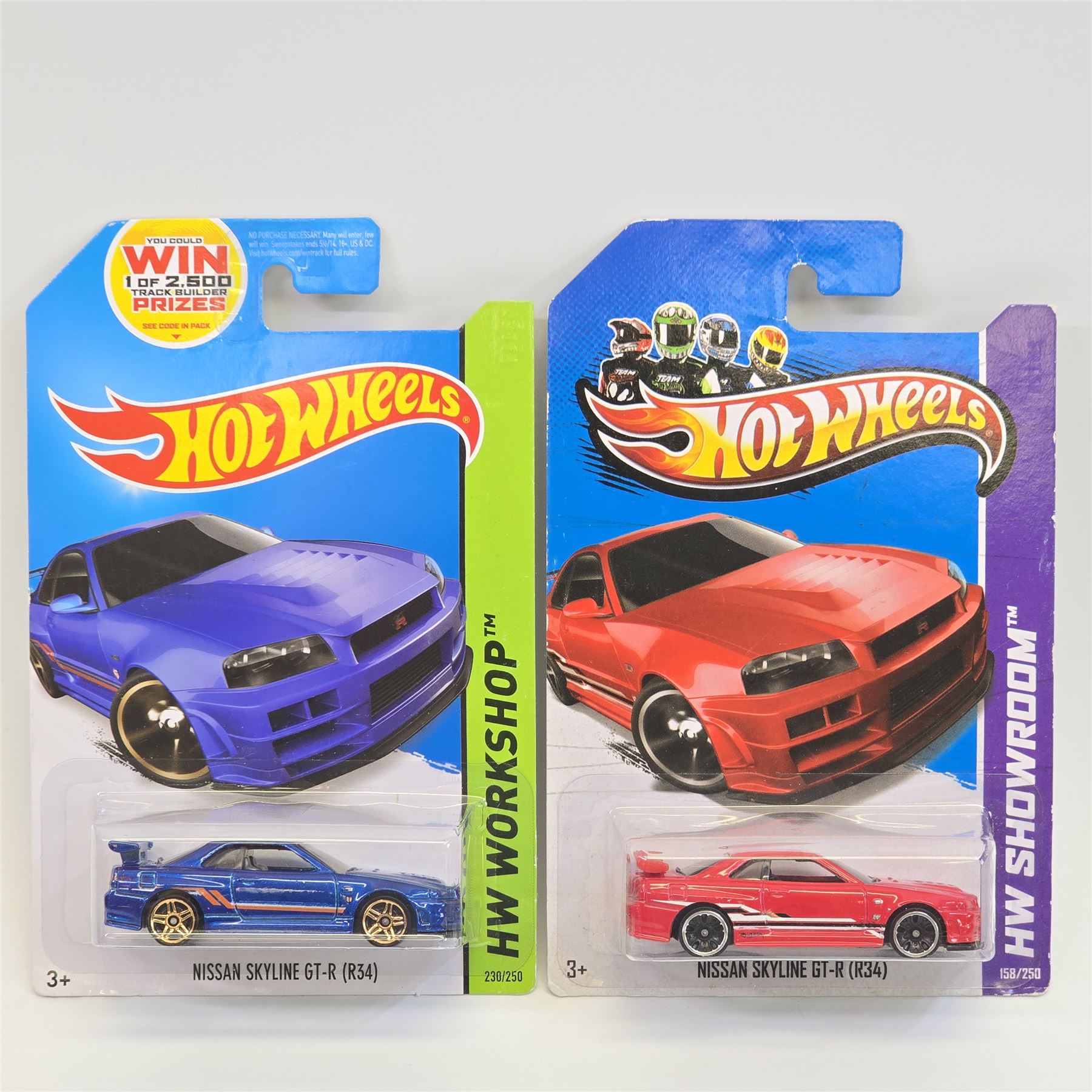 Hot Wheels R34 Skyline Pair