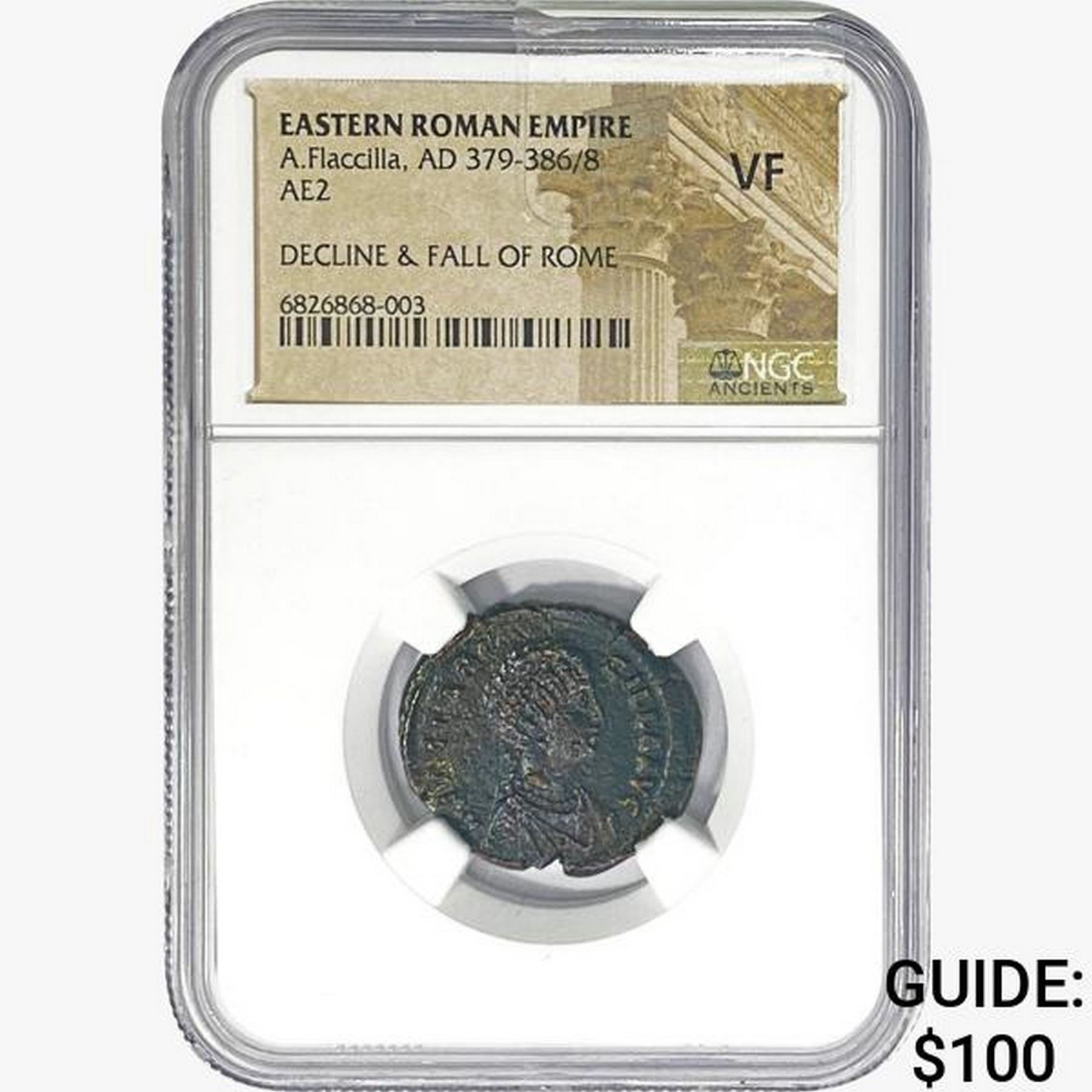 East Roman Arcadius, AD 383-408 AE3 Nummus NGC