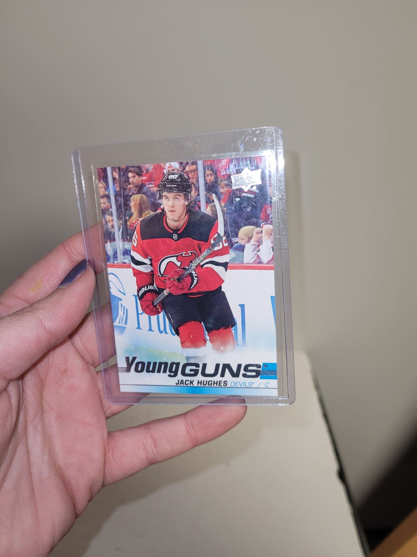 2019-20 Young Guns Jack Hughes RC Card