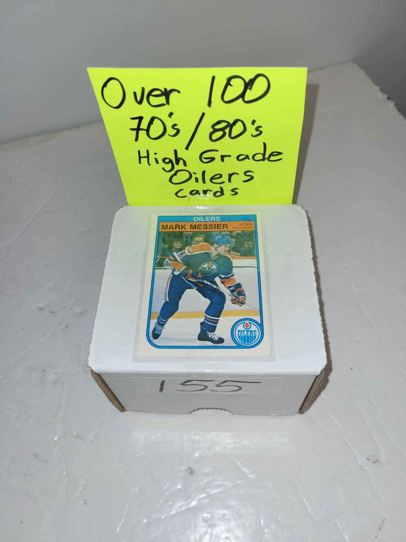 Over 100 High Grade 70's and 80's Oilers Cards