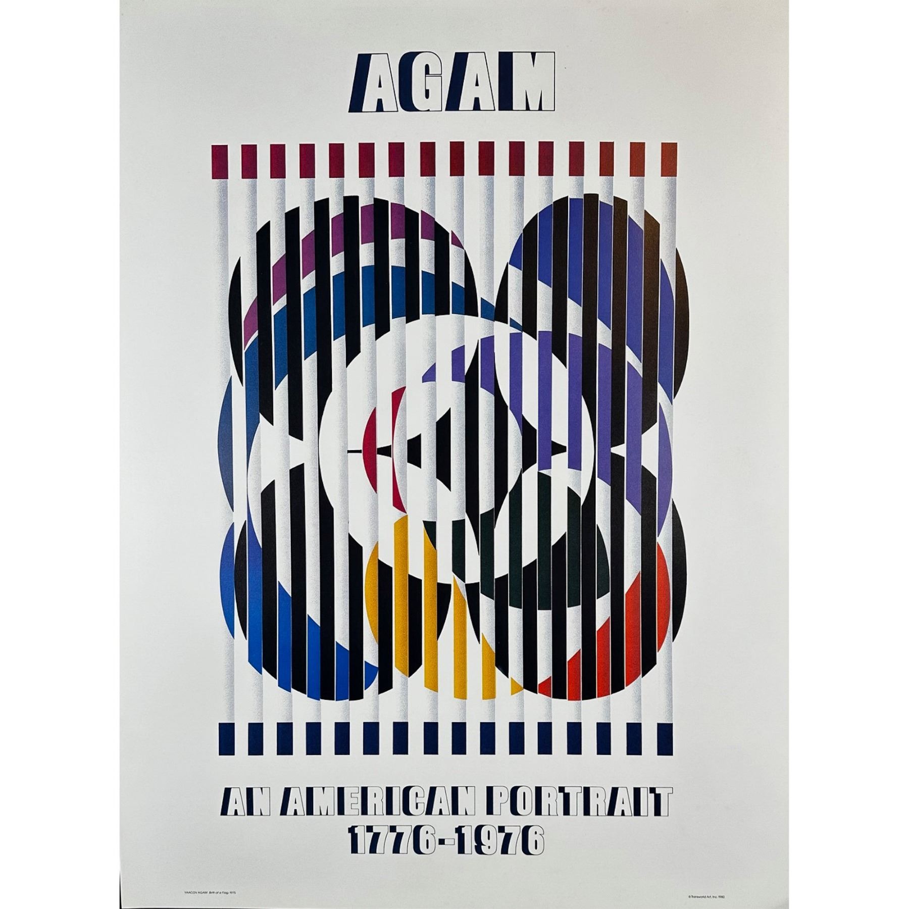 Yaacov Agam (1928) Poster, Birth of a Flag
