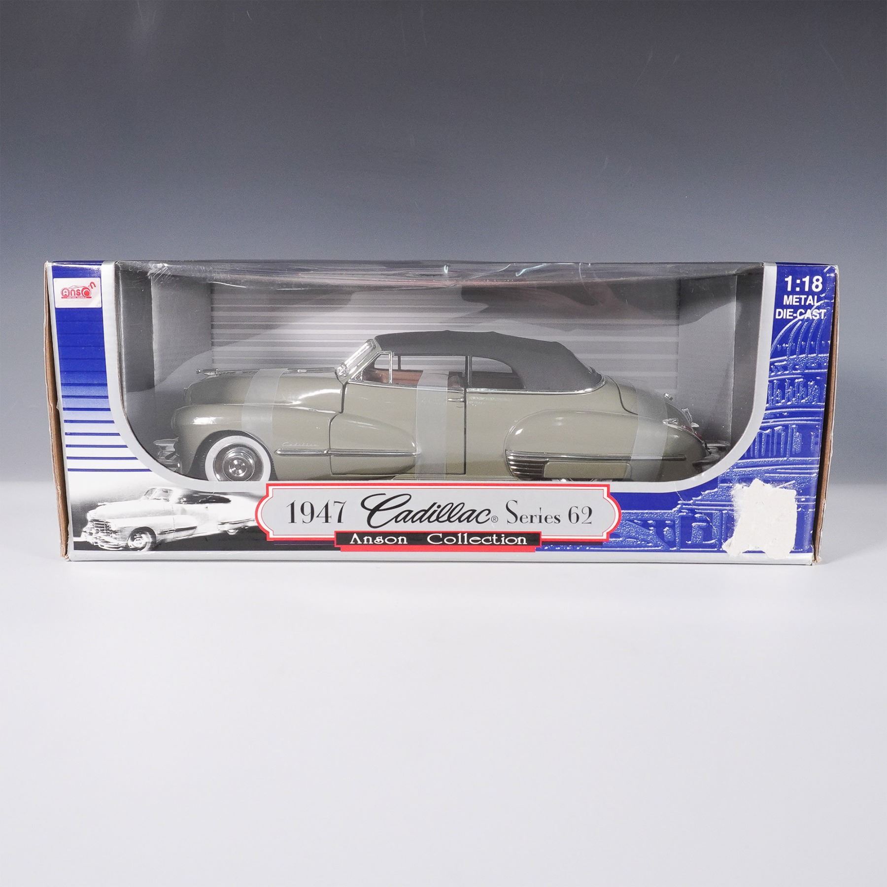 Anson 1947 Cadillac Series 62 Die Cast Model Car