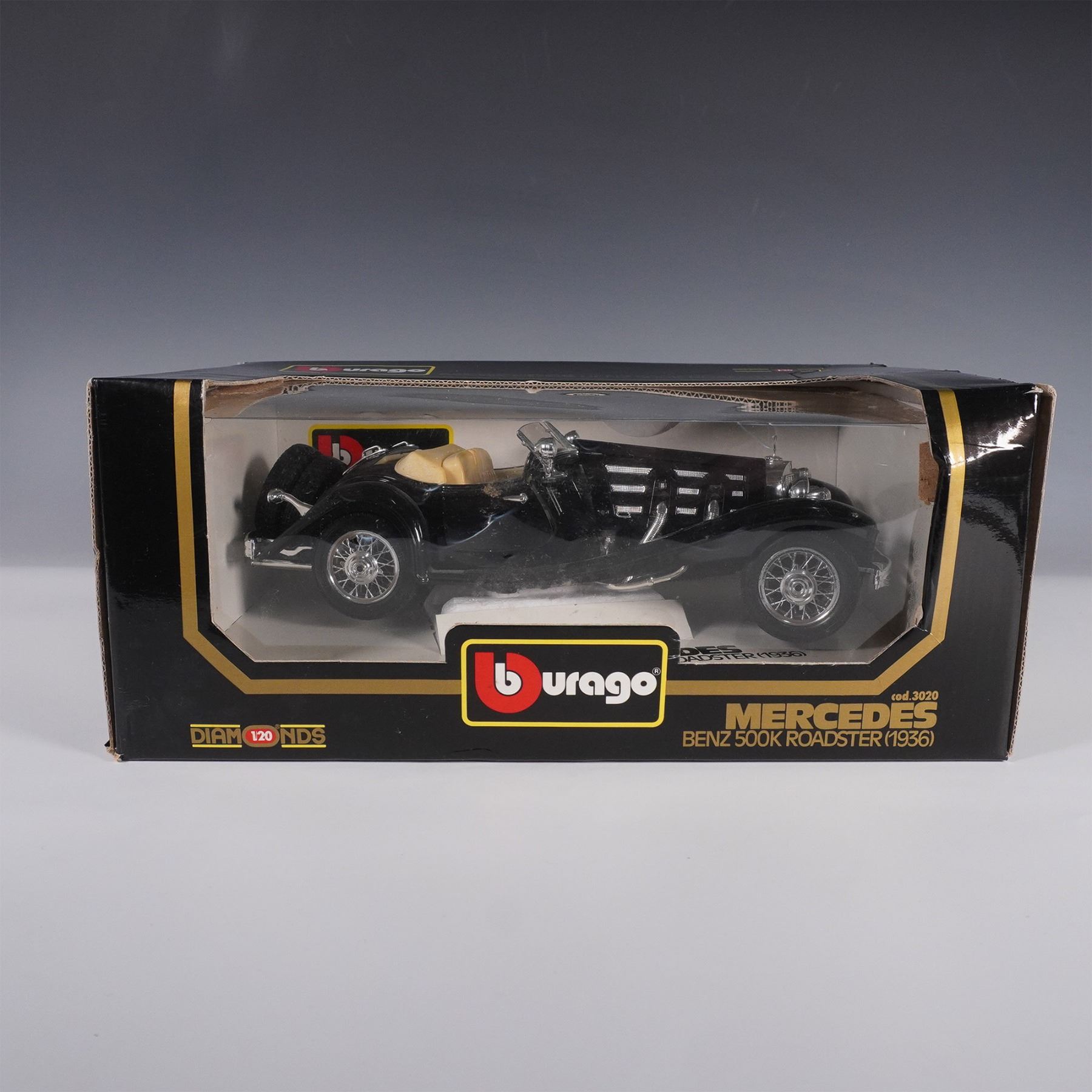 Burago Mercedes Benz 500K Roadster Diecast Model Car