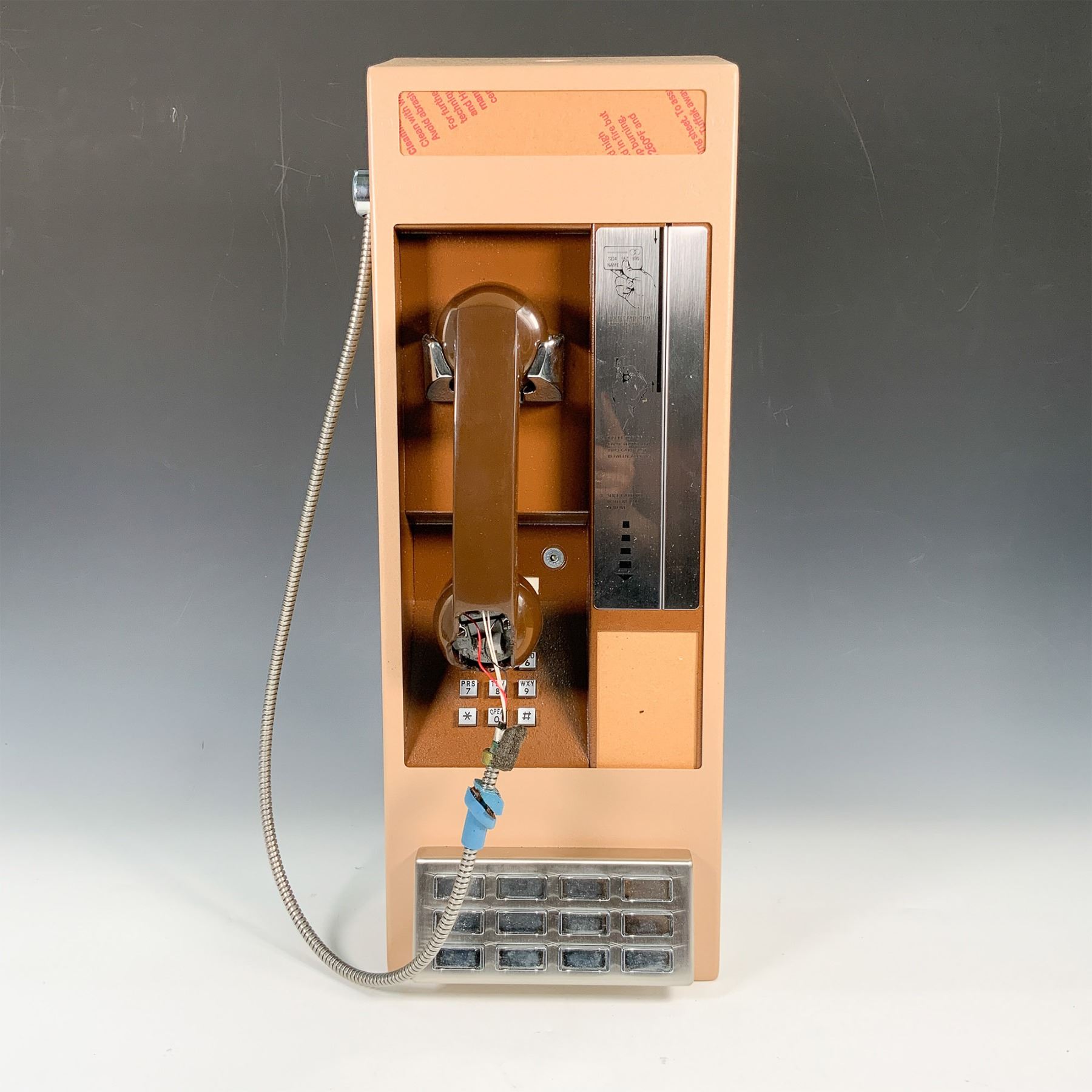 Original 1980s Wall Mounted Pay Phone