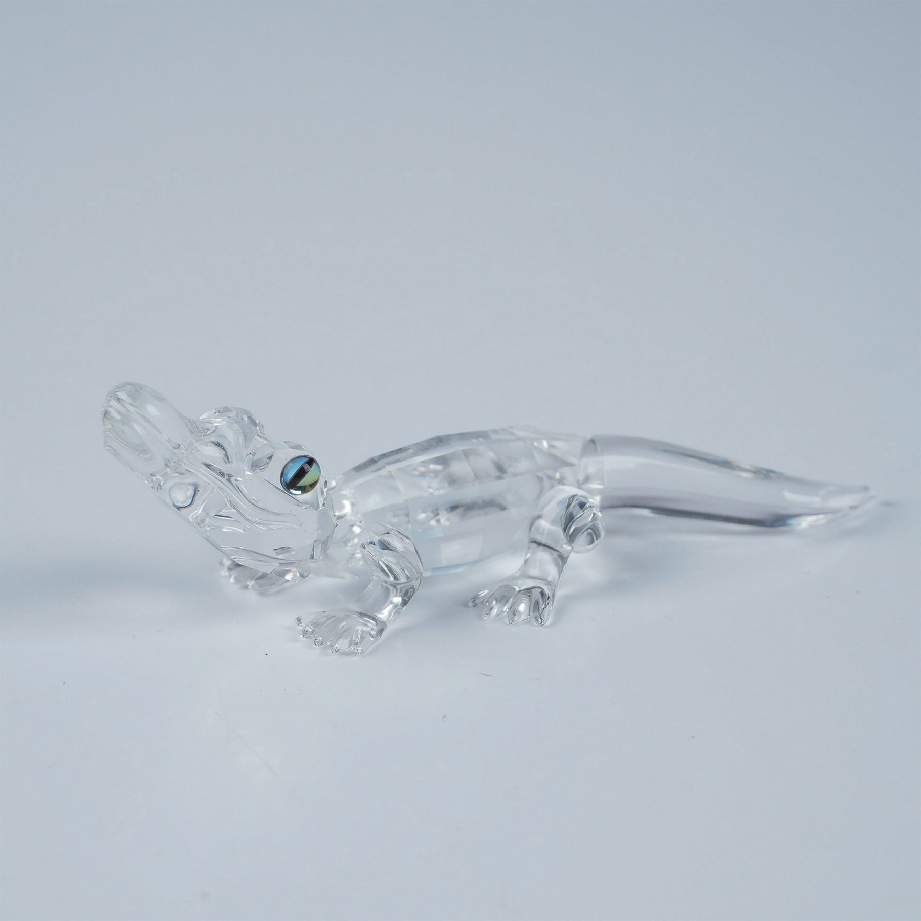 Swarovski Crystal Figurine, Alligator with Original Box