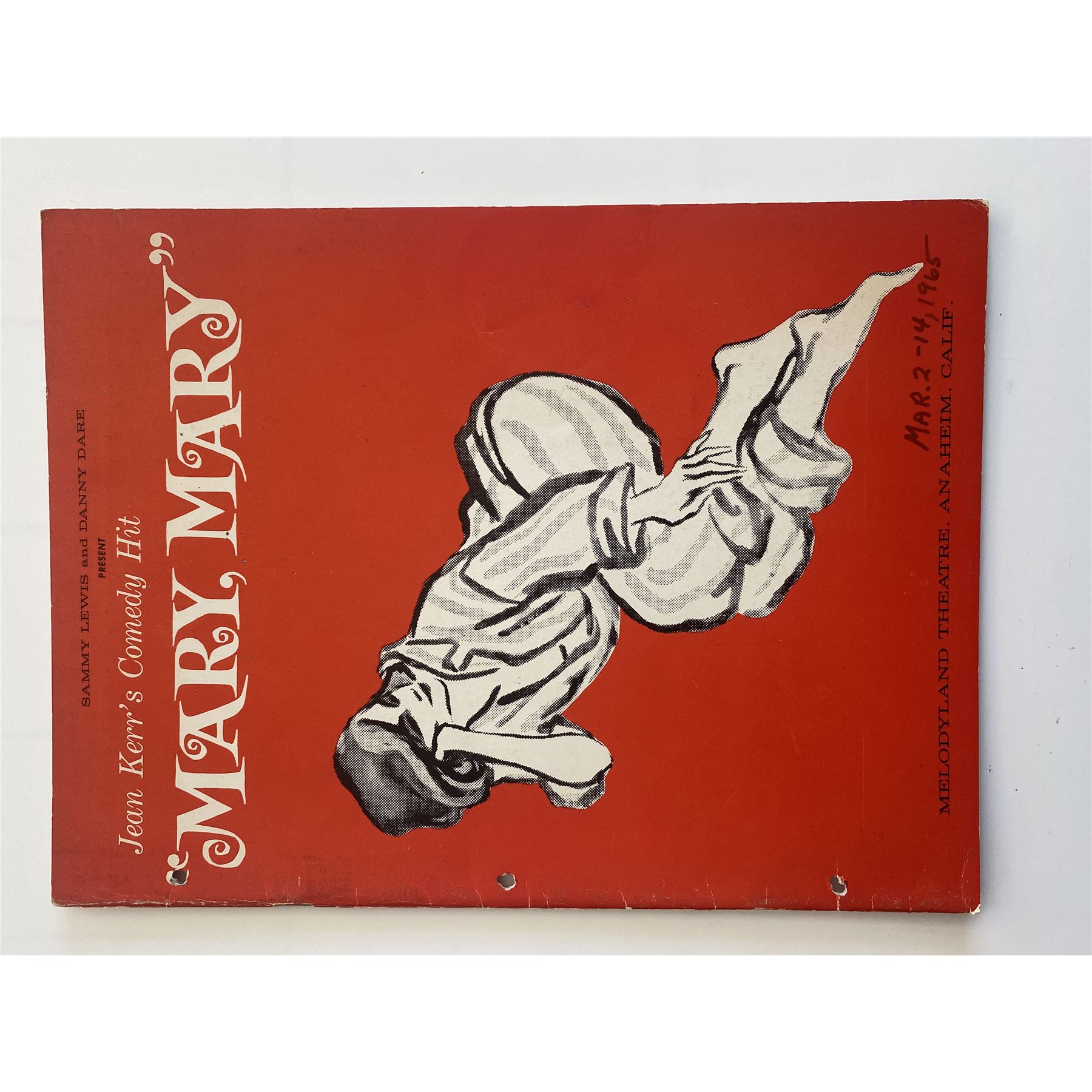 Mary, Mary cast signed program