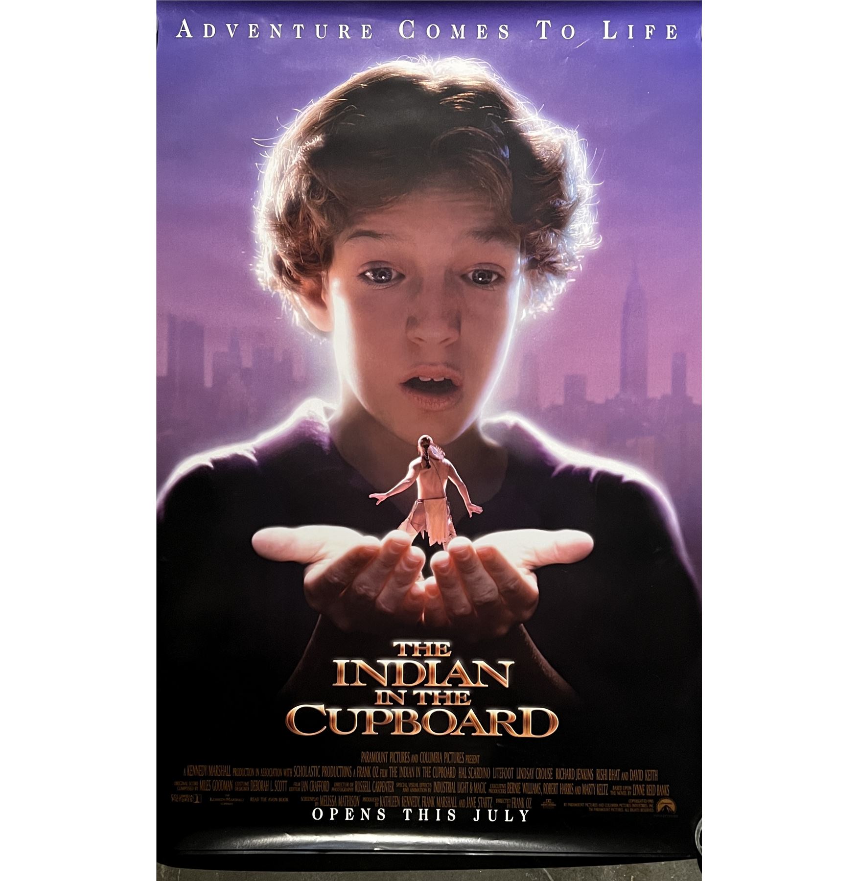 The Indian in the Cupboard 1995 original movie poster