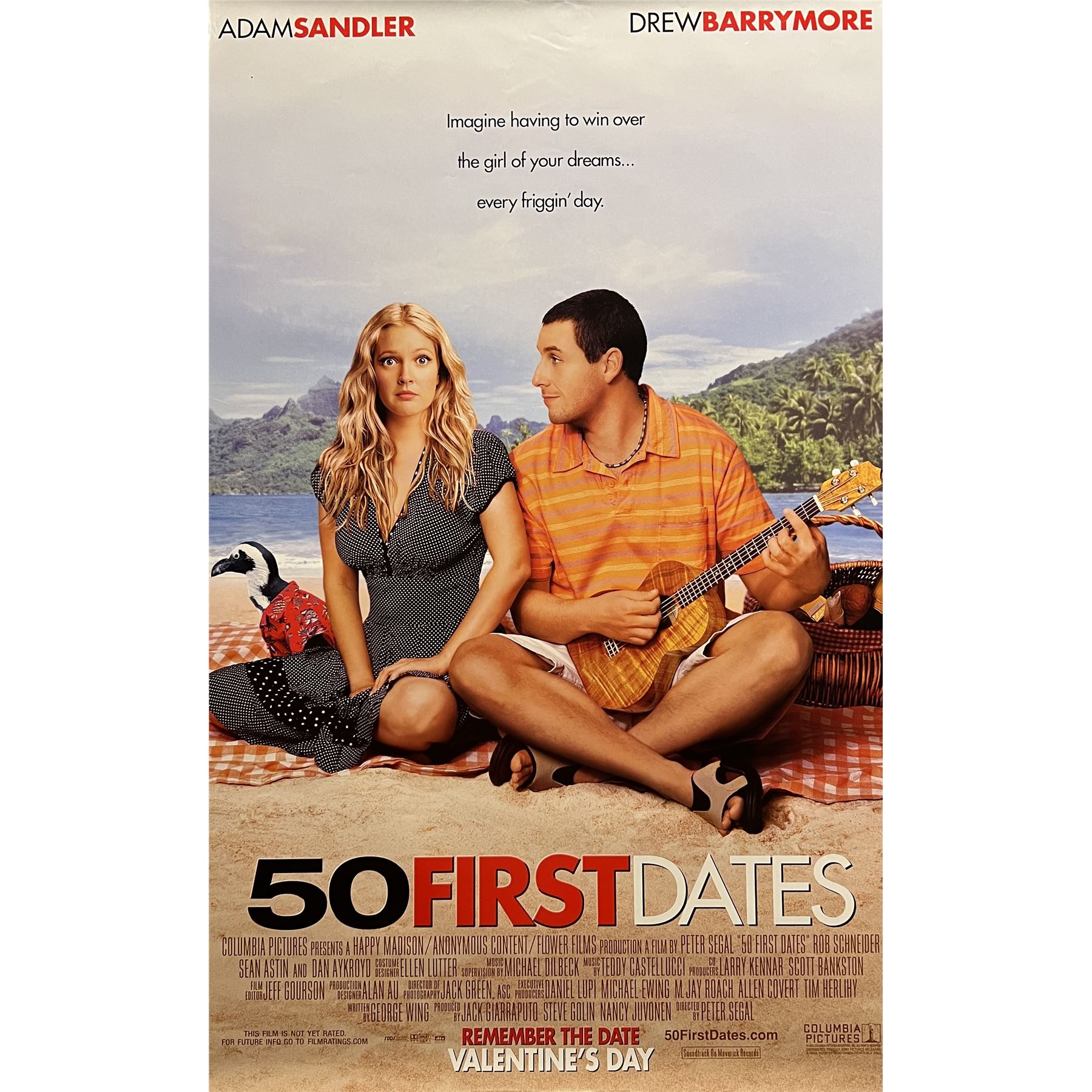 50 First Dates 2004 original movie poster