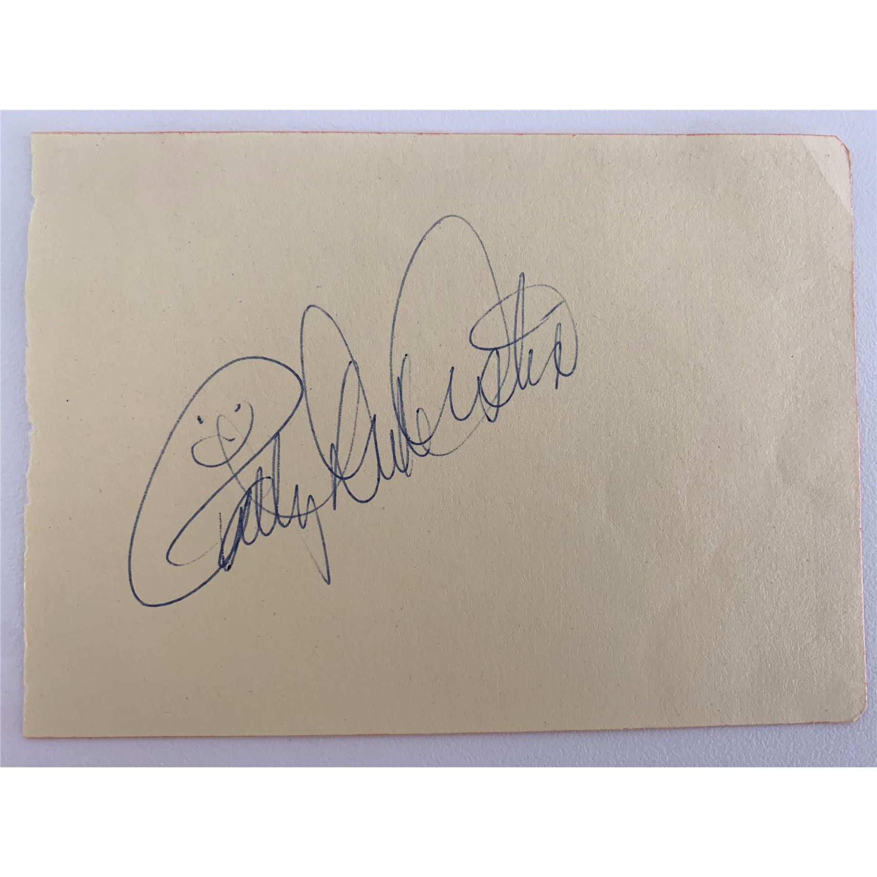 Patty Ducke original signature