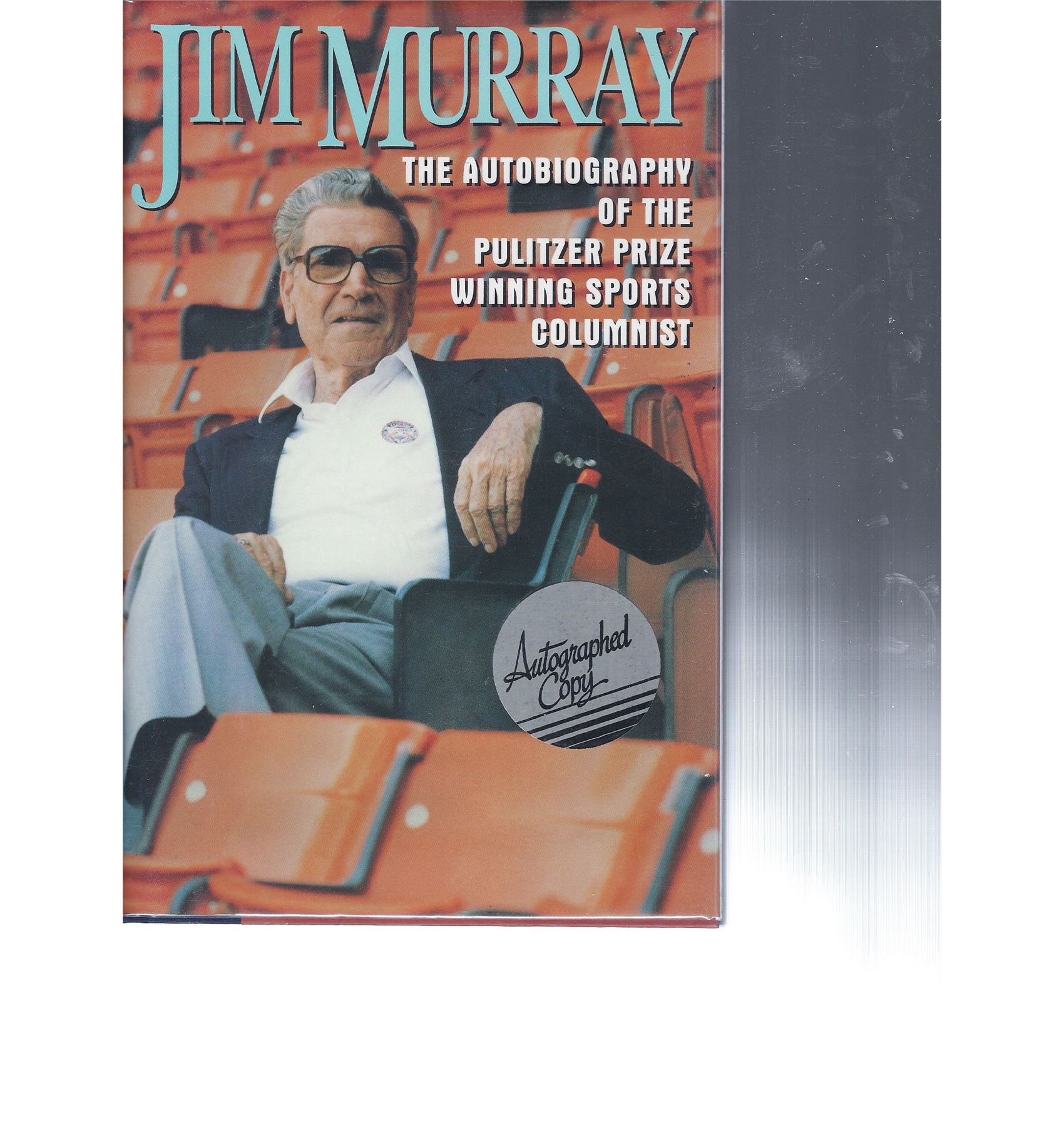Jim Murray signed autobiography
